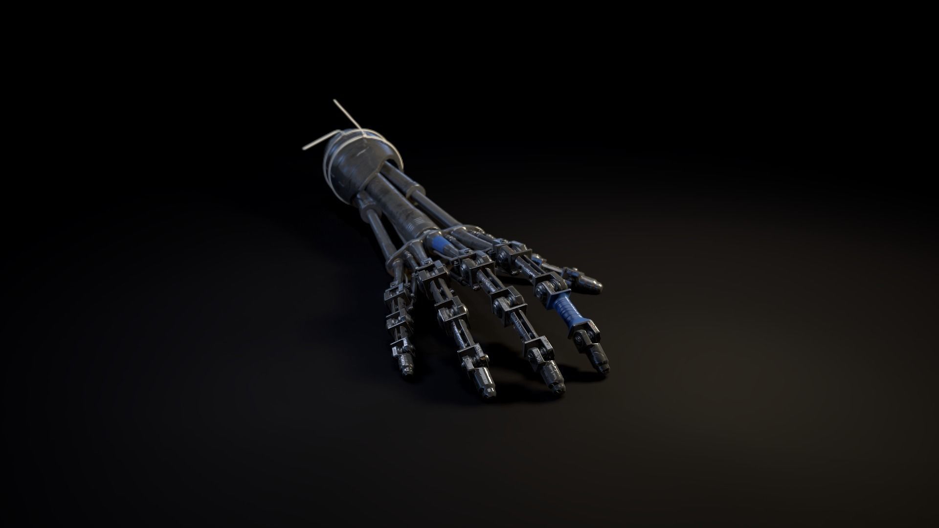 3D model Hand T800 VR / AR / low-poly rigged | CGTrader