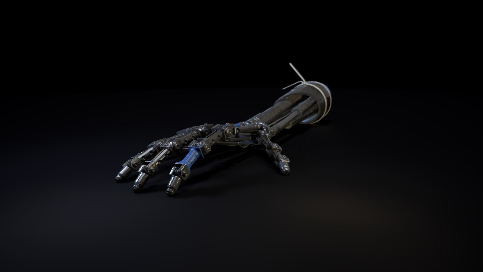 3D model Hand T800 VR / AR / low-poly rigged | CGTrader