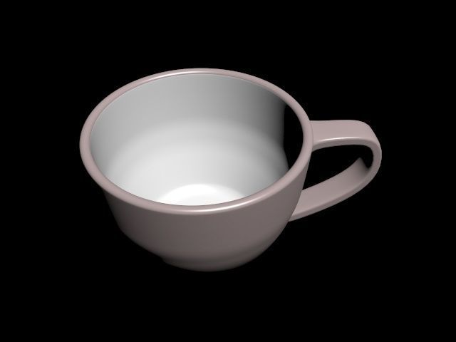 TEA CUP free 3D model | CGTrader