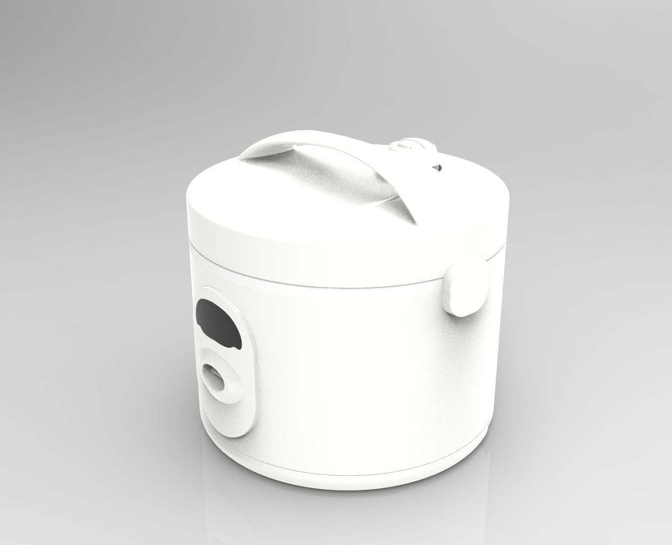 Rice Cooker 3D Model 3D model 3D printable | CGTrader
