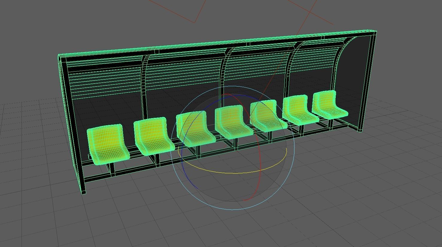 3D model Stadium seating sub bench VR / AR / low-poly | CGTrader