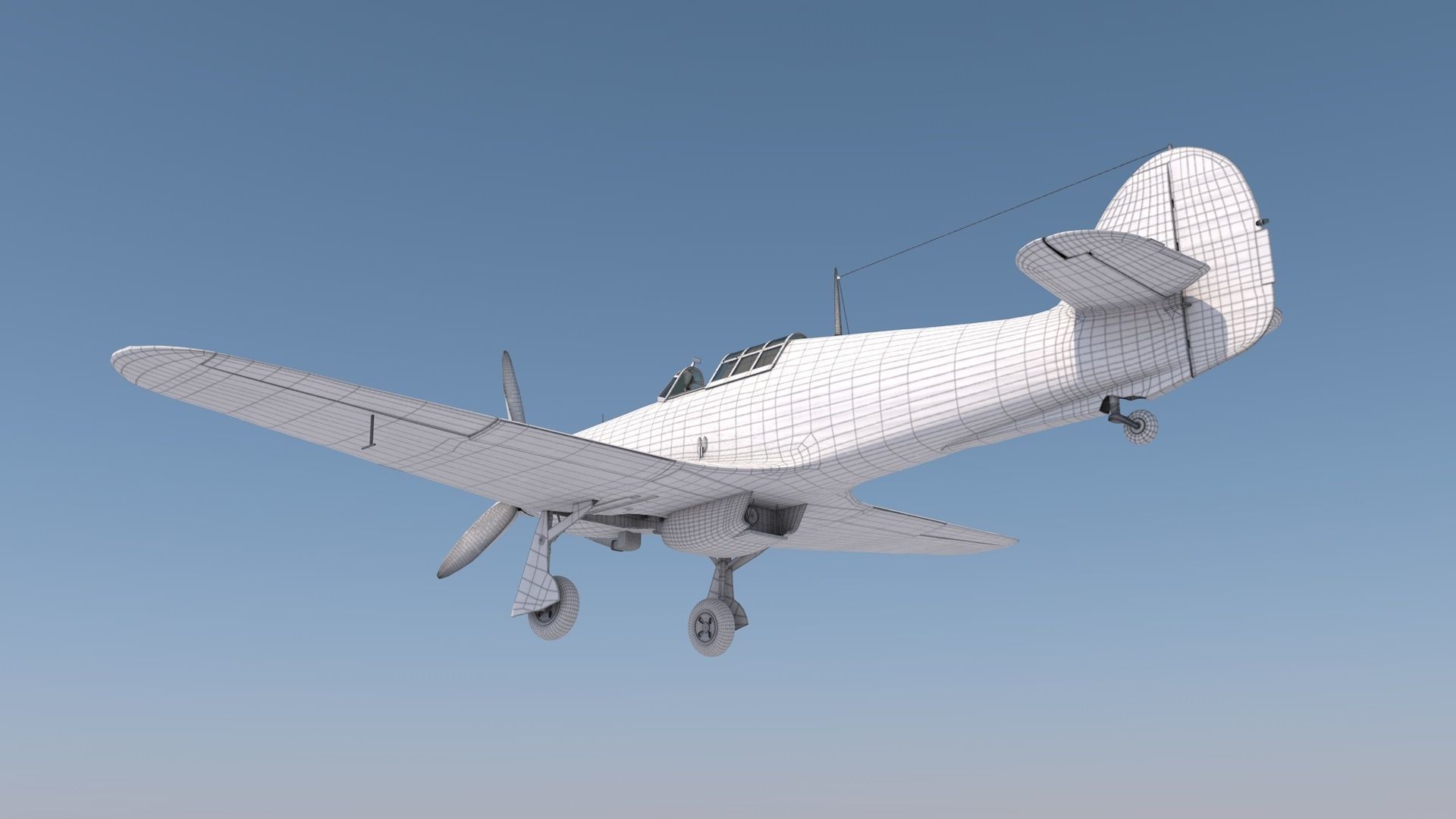Hawker Hurricane MkI 3D model | CGTrader