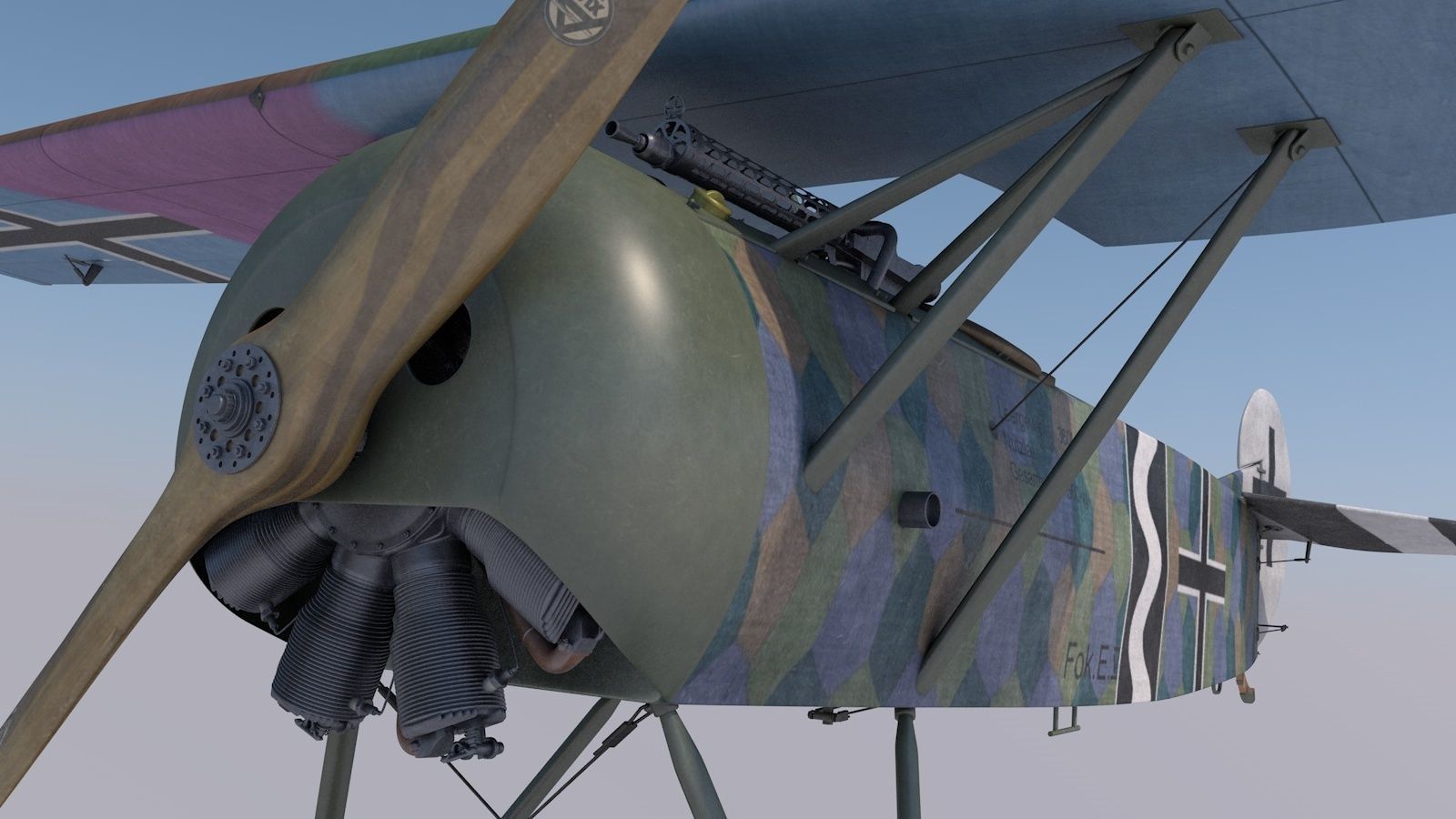 Fokker D8 3D model | CGTrader