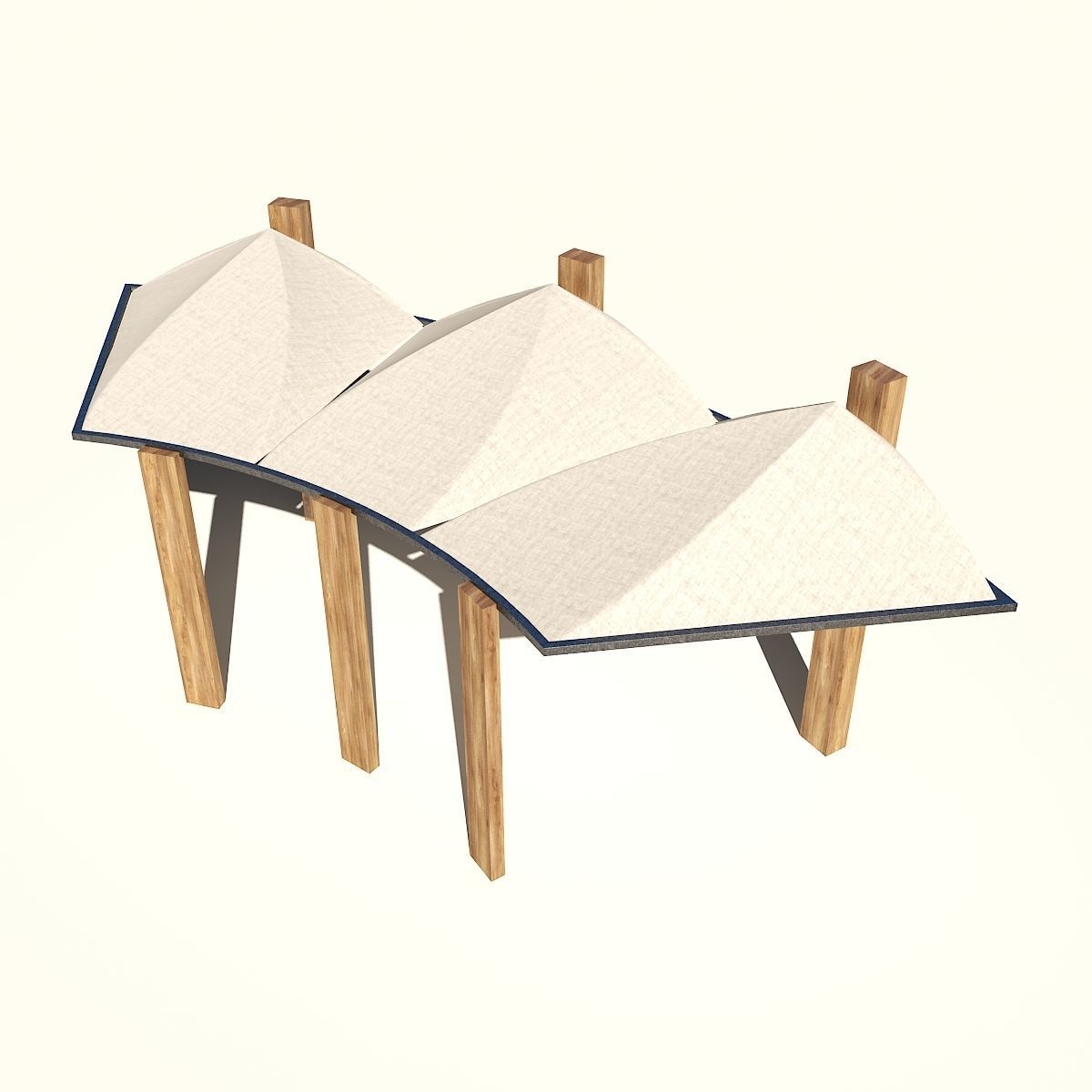 Canopy fabric 3D model | CGTrader