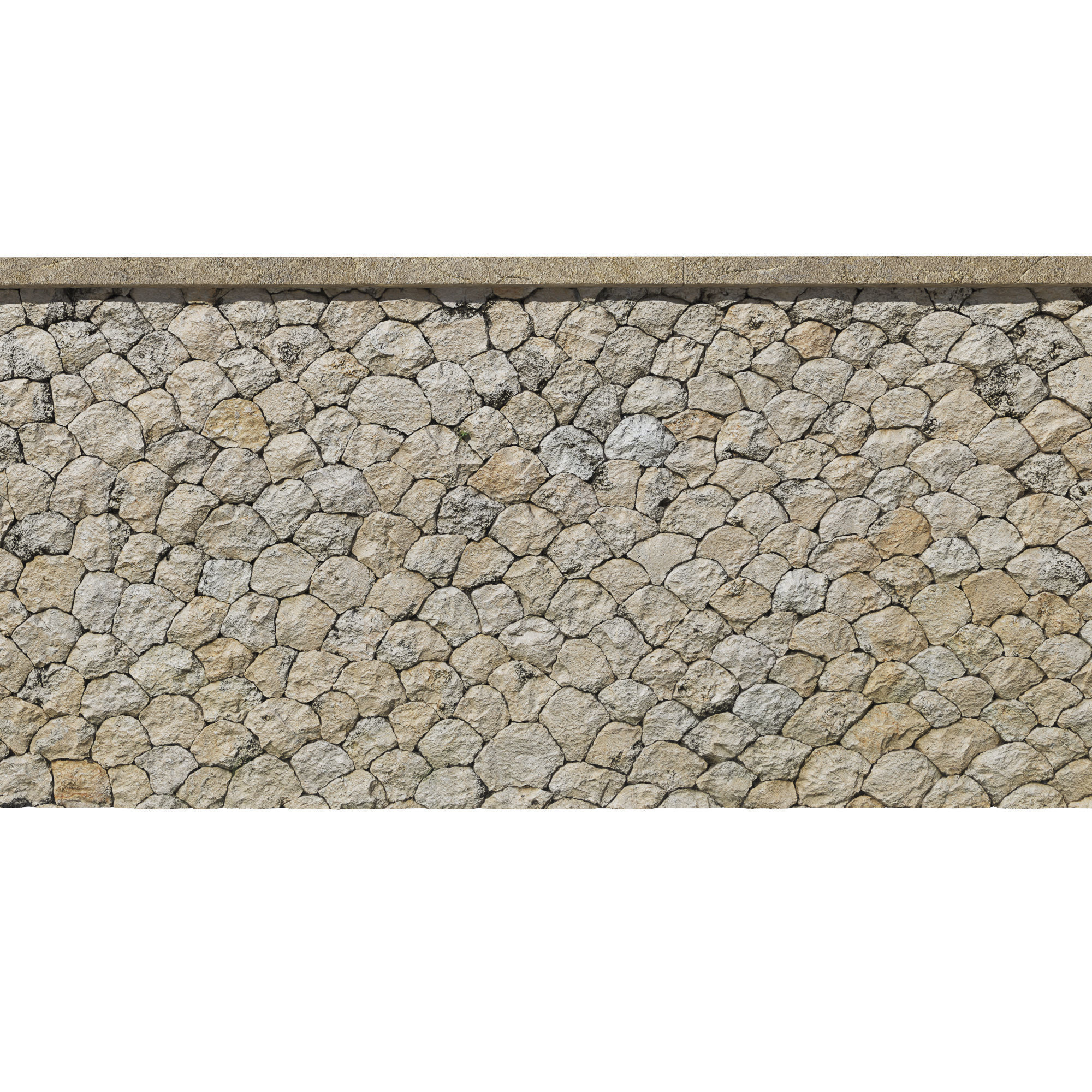 Ultra realistic Stone fence 3D model | CGTrader