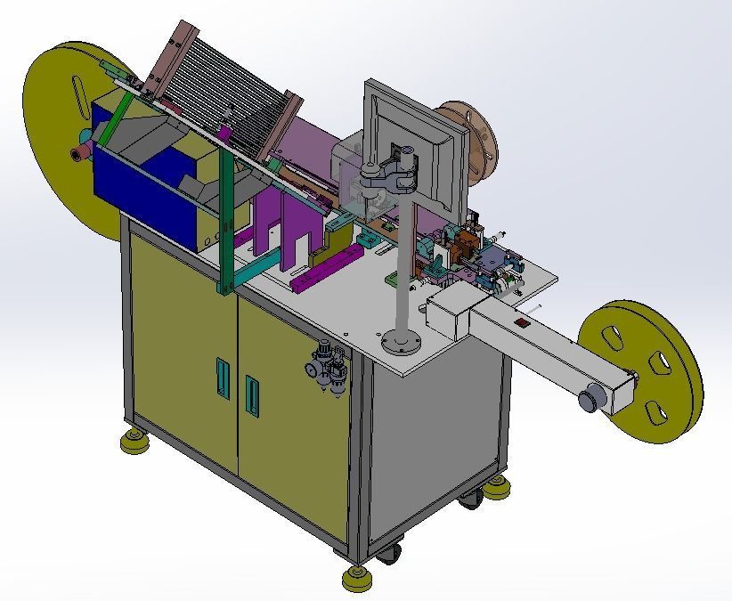 Semiconductor automatic taping machine 3D model | CGTrader
