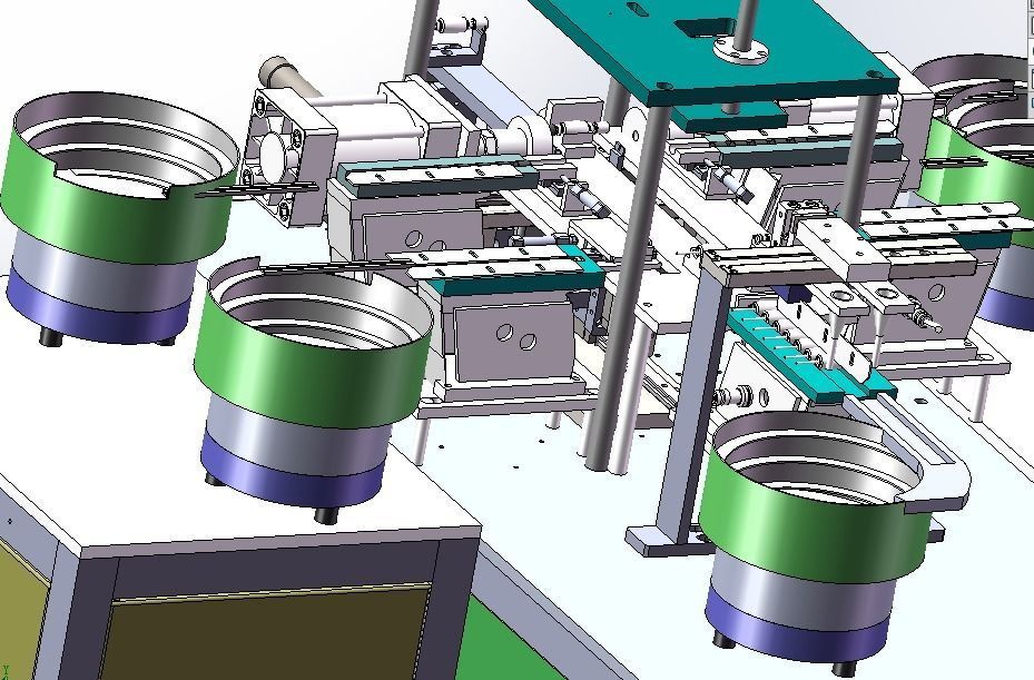 Printer accessories bearing automatic assembly machine 3D model | CGTrader