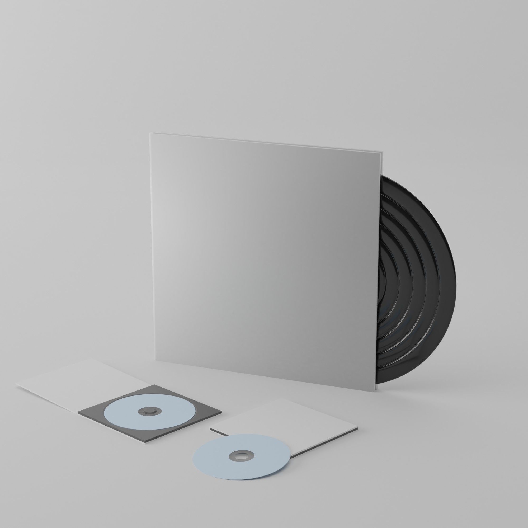 3D model CD and Vinyl Cover 3D Model VR / AR / low-poly | CGTrader