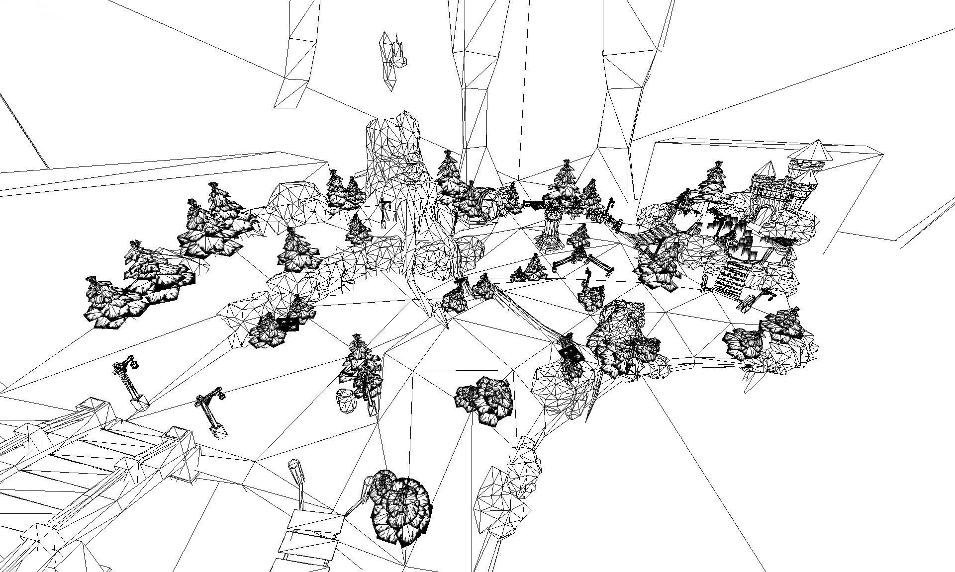 Fantasy low poly map 3D model | CGTrader