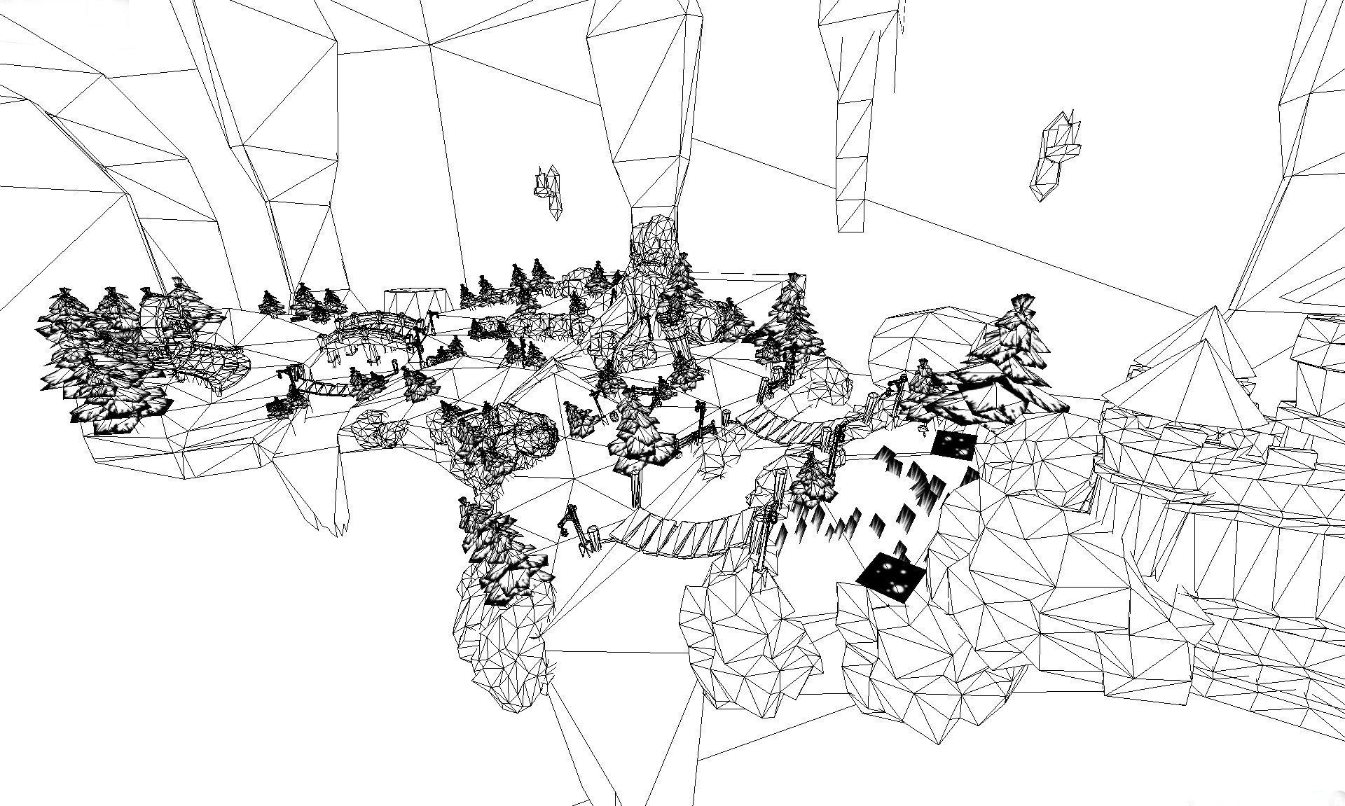 Fantasy low poly map 3D model | CGTrader