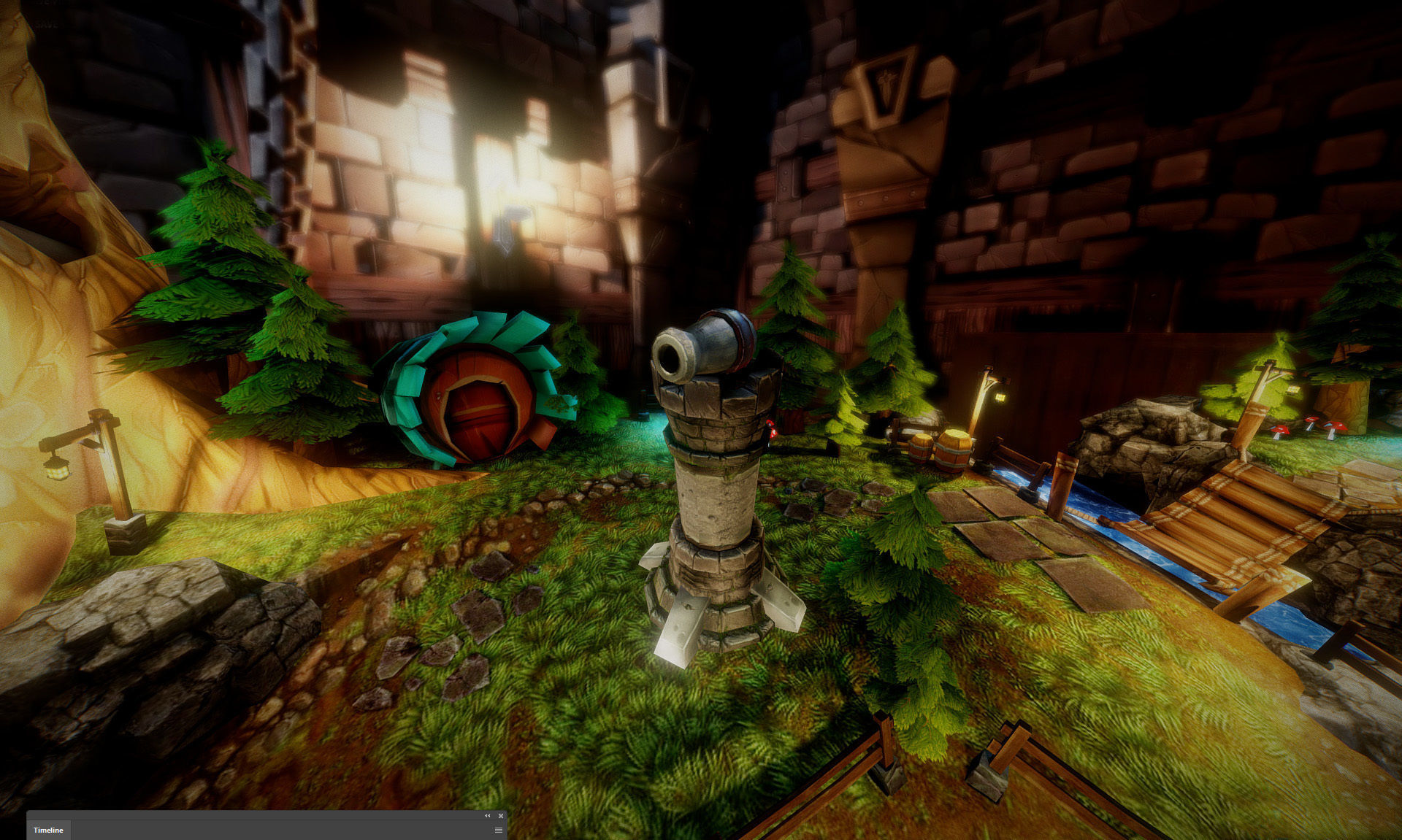 Fantasy low poly map 3D model | CGTrader