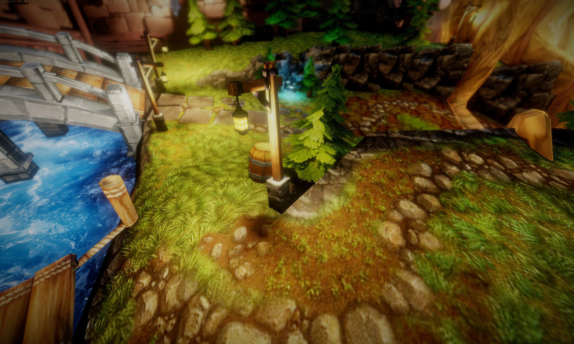 Fantasy low poly map 3D model | CGTrader