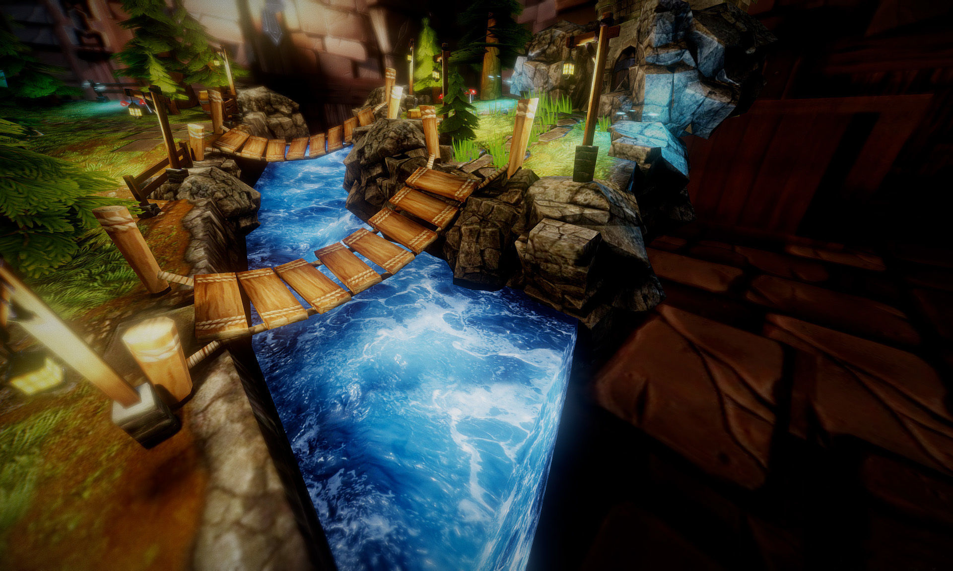 Fantasy low poly map 3D model | CGTrader