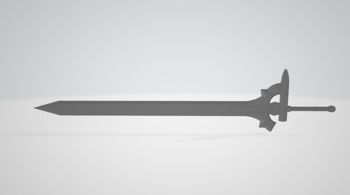 Kirito Swords Sword Art Online free VR / AR / low-poly 3D model | CGTrader