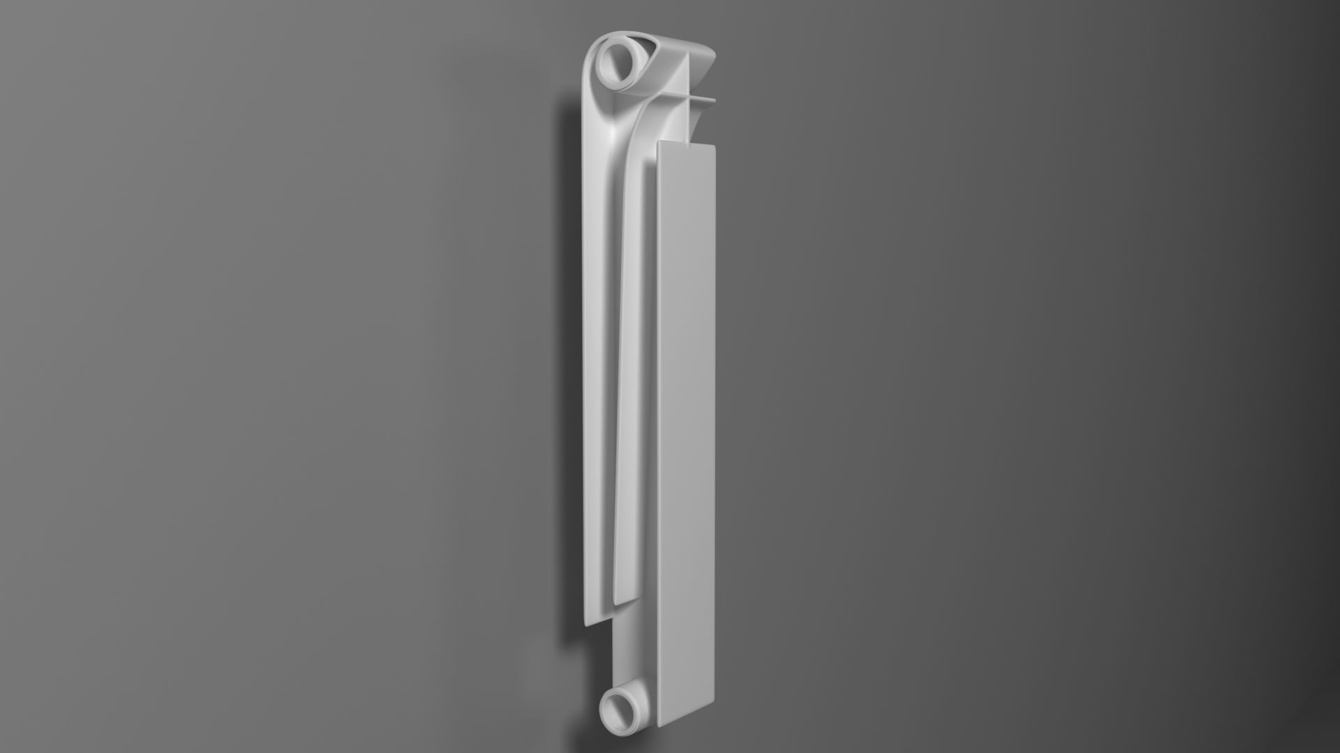 radiator section 3D model | CGTrader