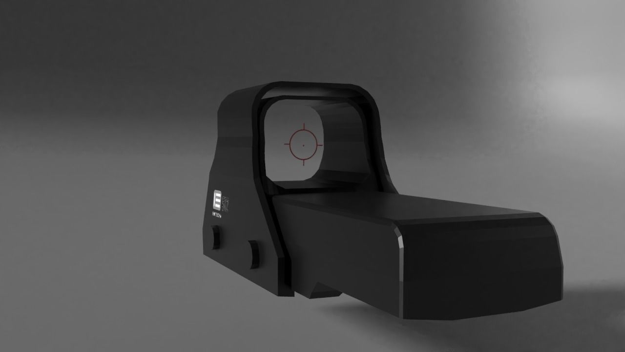 weapon sight free VR / AR / low-poly 3D model | CGTrader