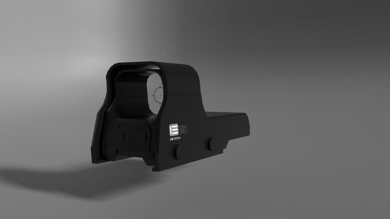 weapon sight free VR / AR / low-poly 3D model | CGTrader