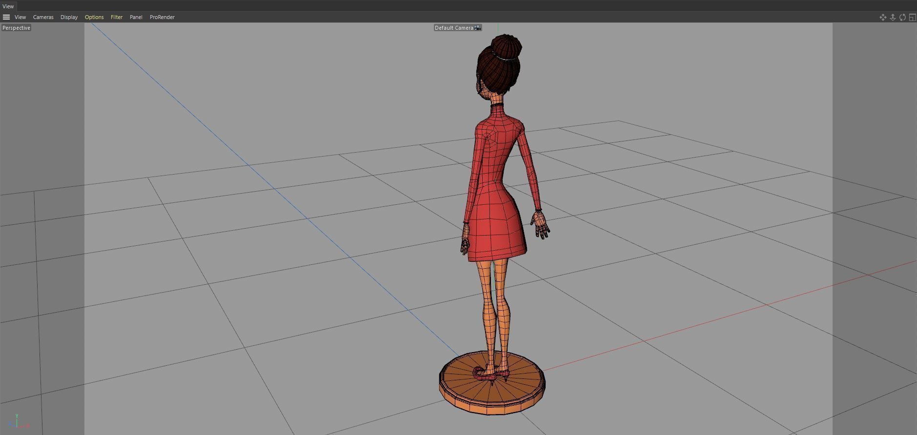 Arya - Girl Toon 3D model | CGTrader