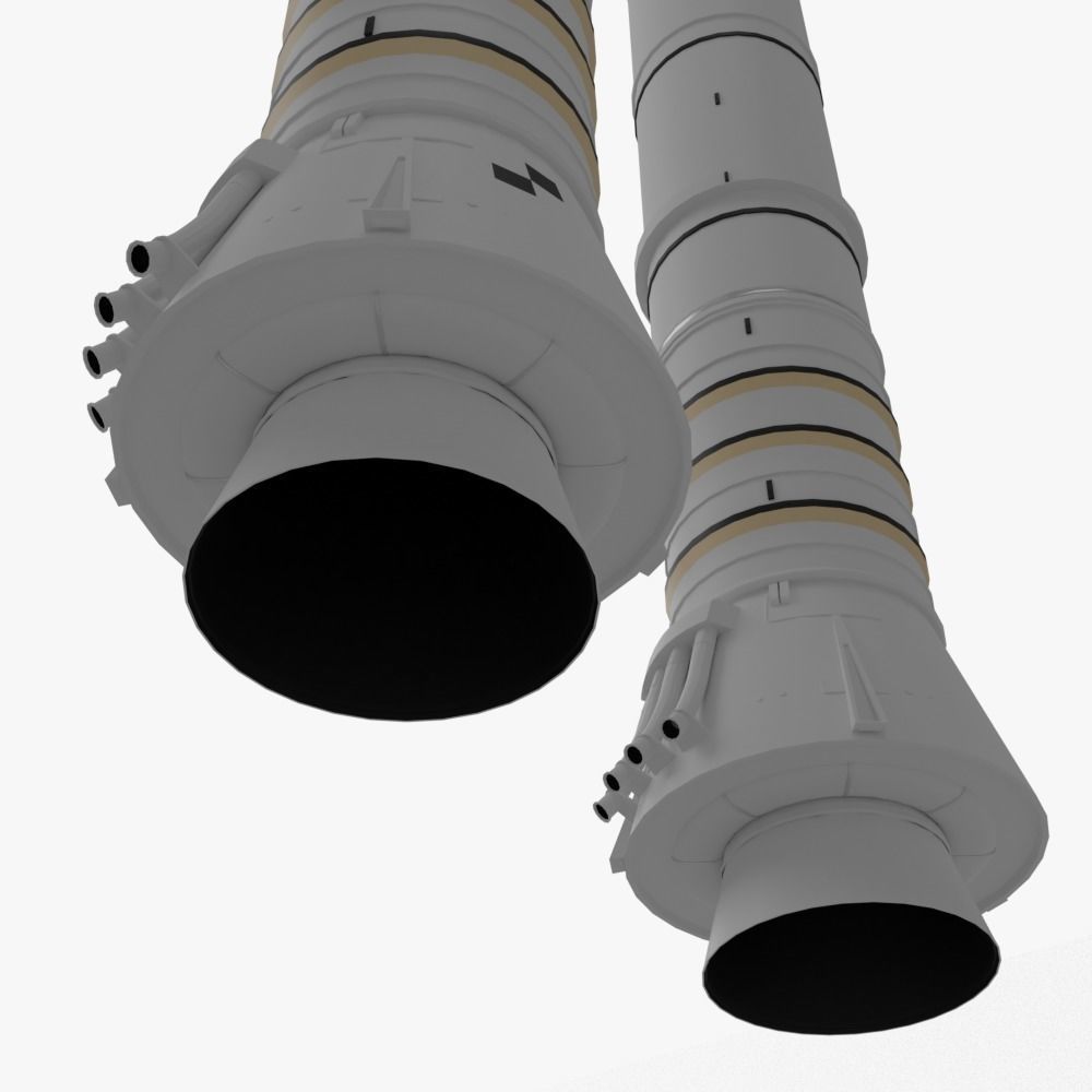 3D model Solid Rocket Booster VR / AR / low-poly | CGTrader
