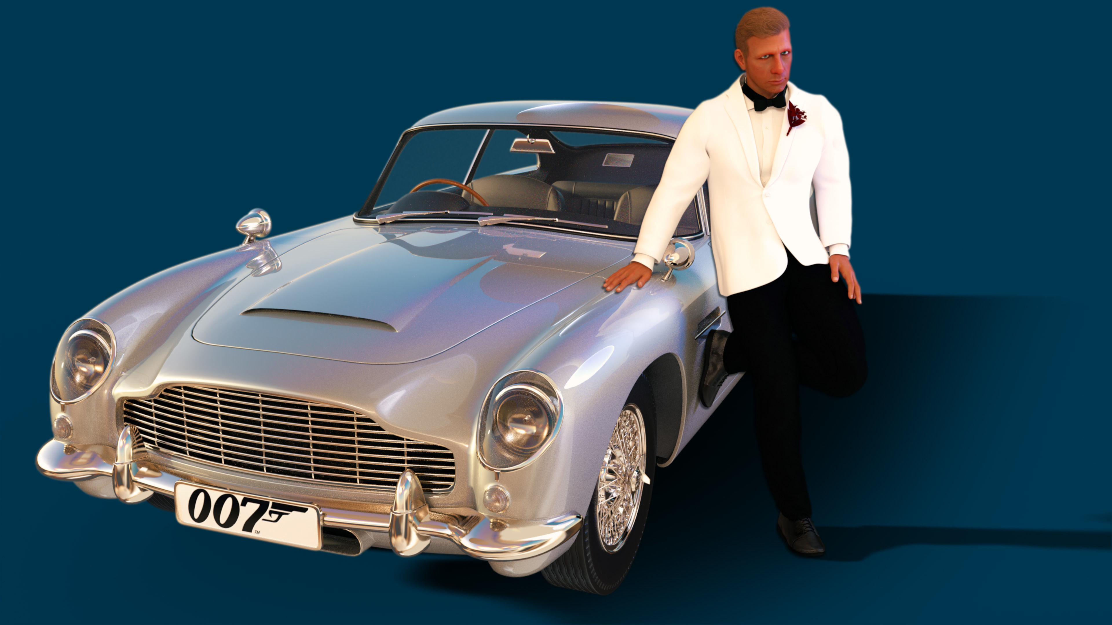 James Bond - Daniel Craig 3D model animated rigged | CGTrader