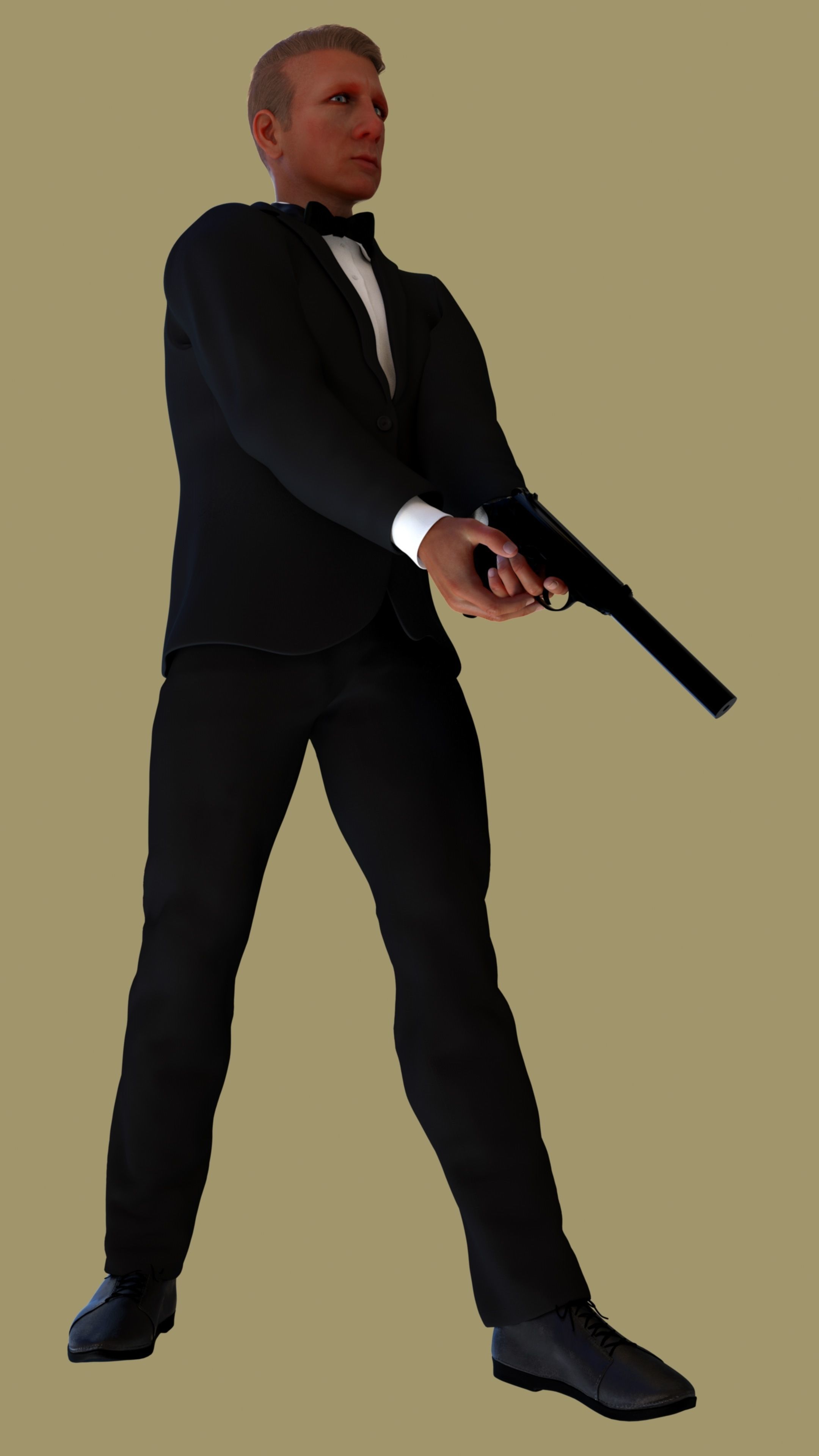 James Bond - Daniel Craig 3D model animated rigged | CGTrader