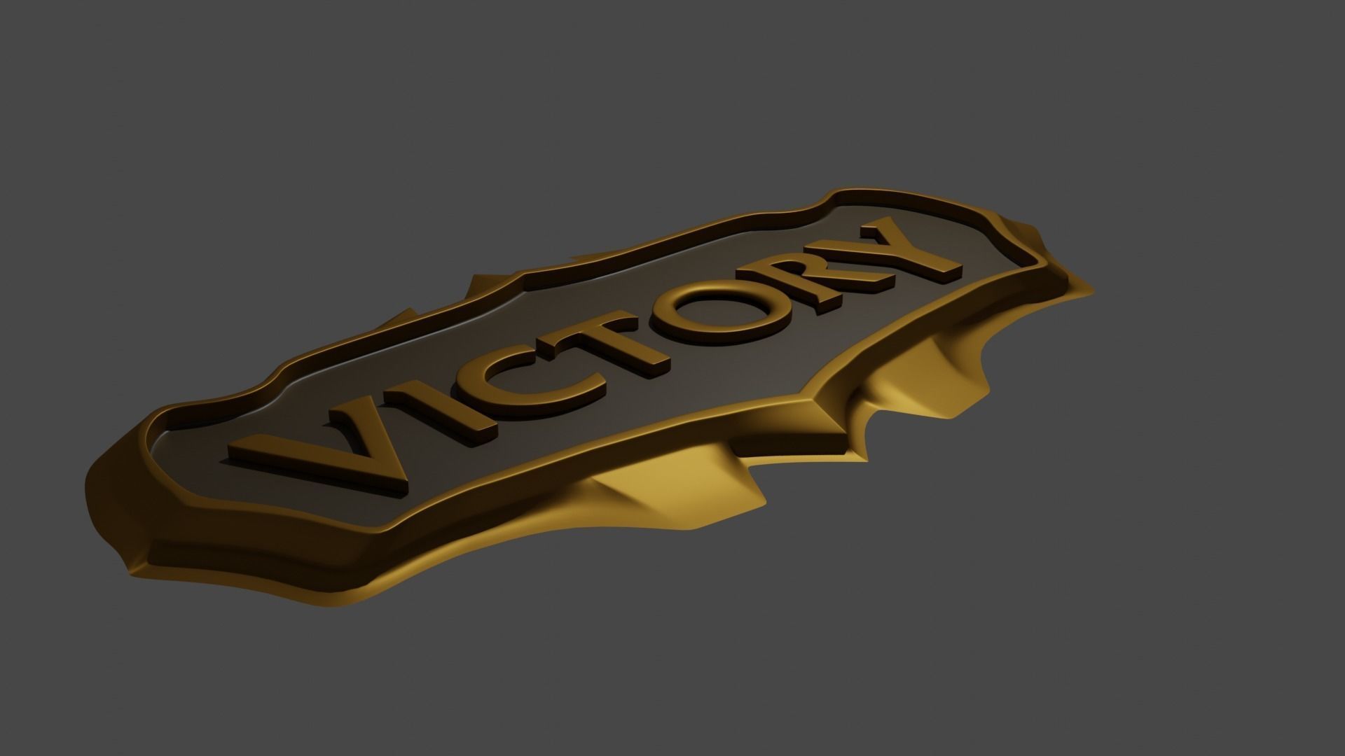 League of legends victory sign - Print ready 3D model 3D printable ...