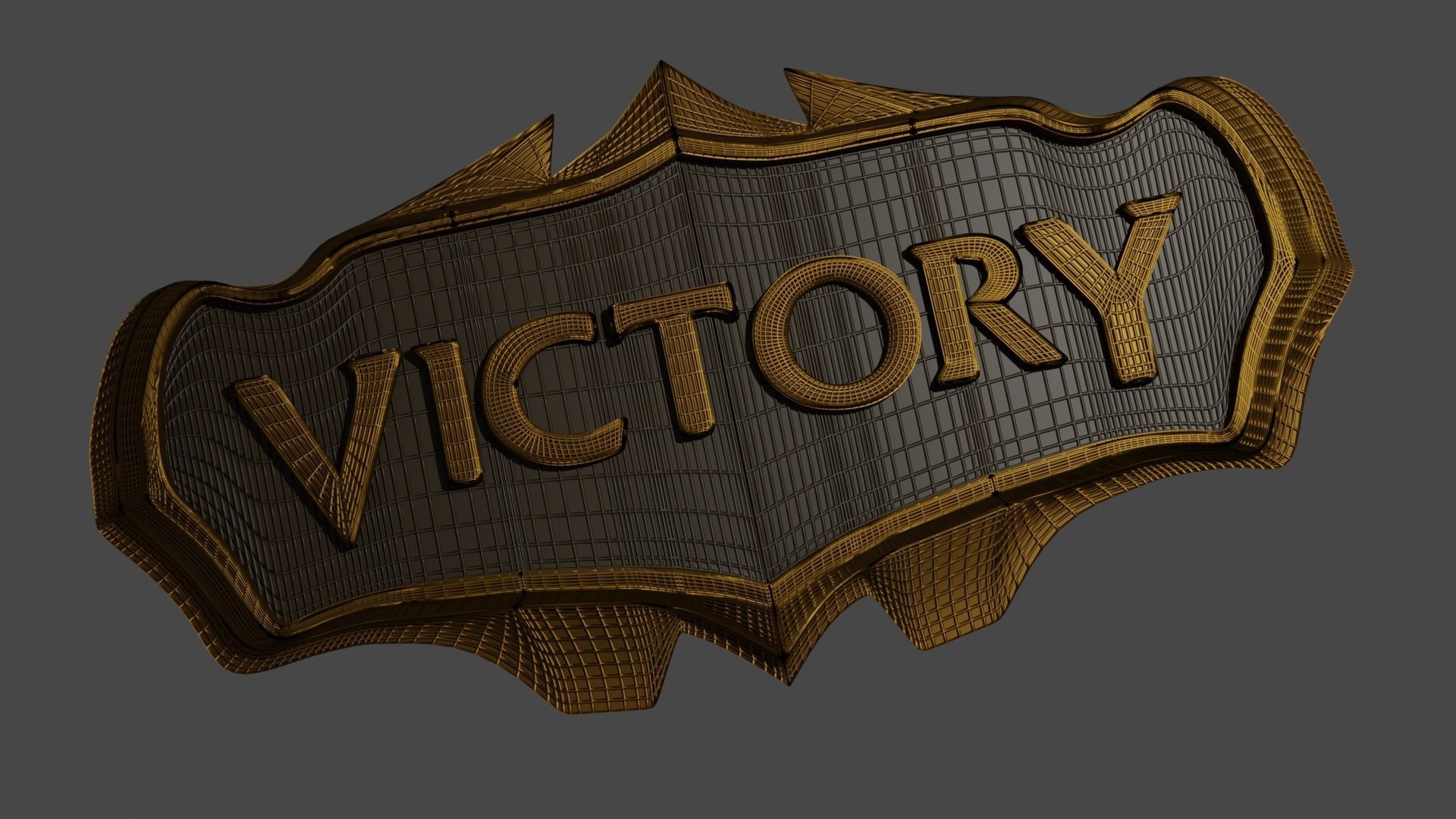 League of legends victory sign - Print ready 3D model 3D printable ...