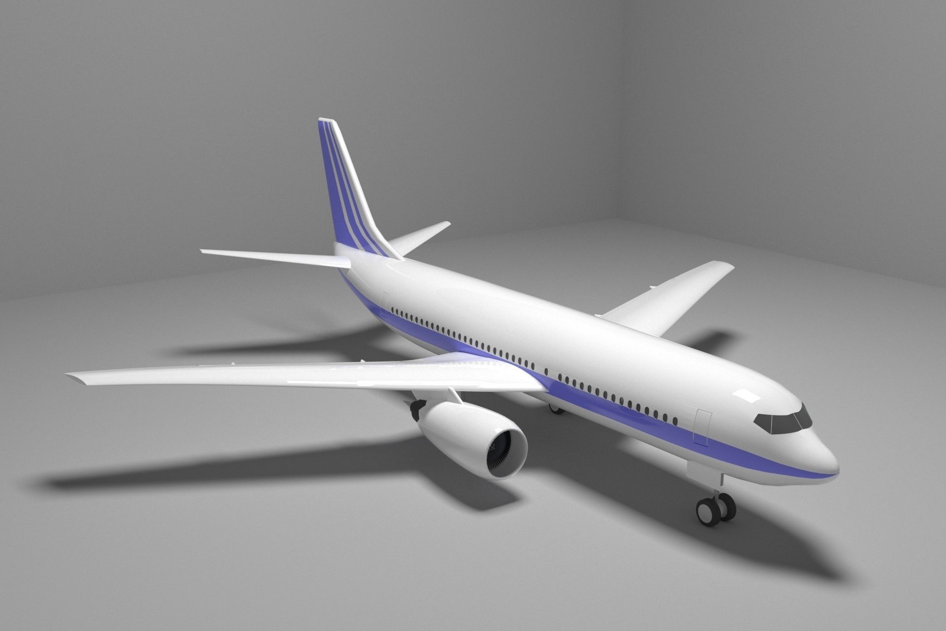 Airplane B737 3D model | CGTrader
