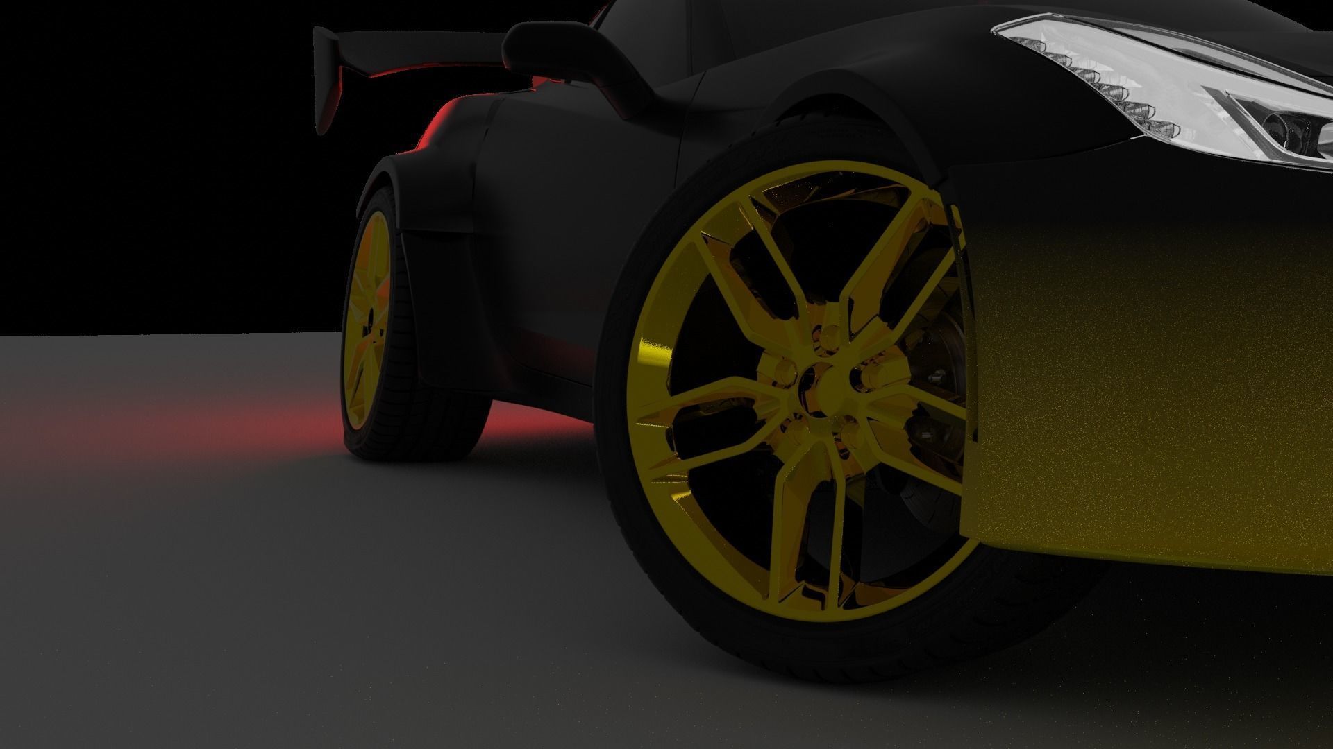 Corvette Stingray C7 Modified free 3D model | CGTrader