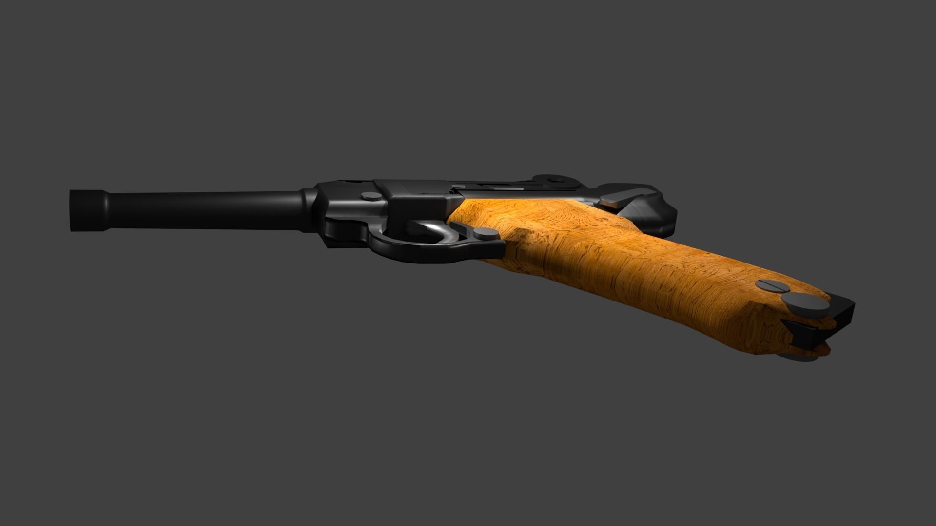 World War gun 3D model | CGTrader