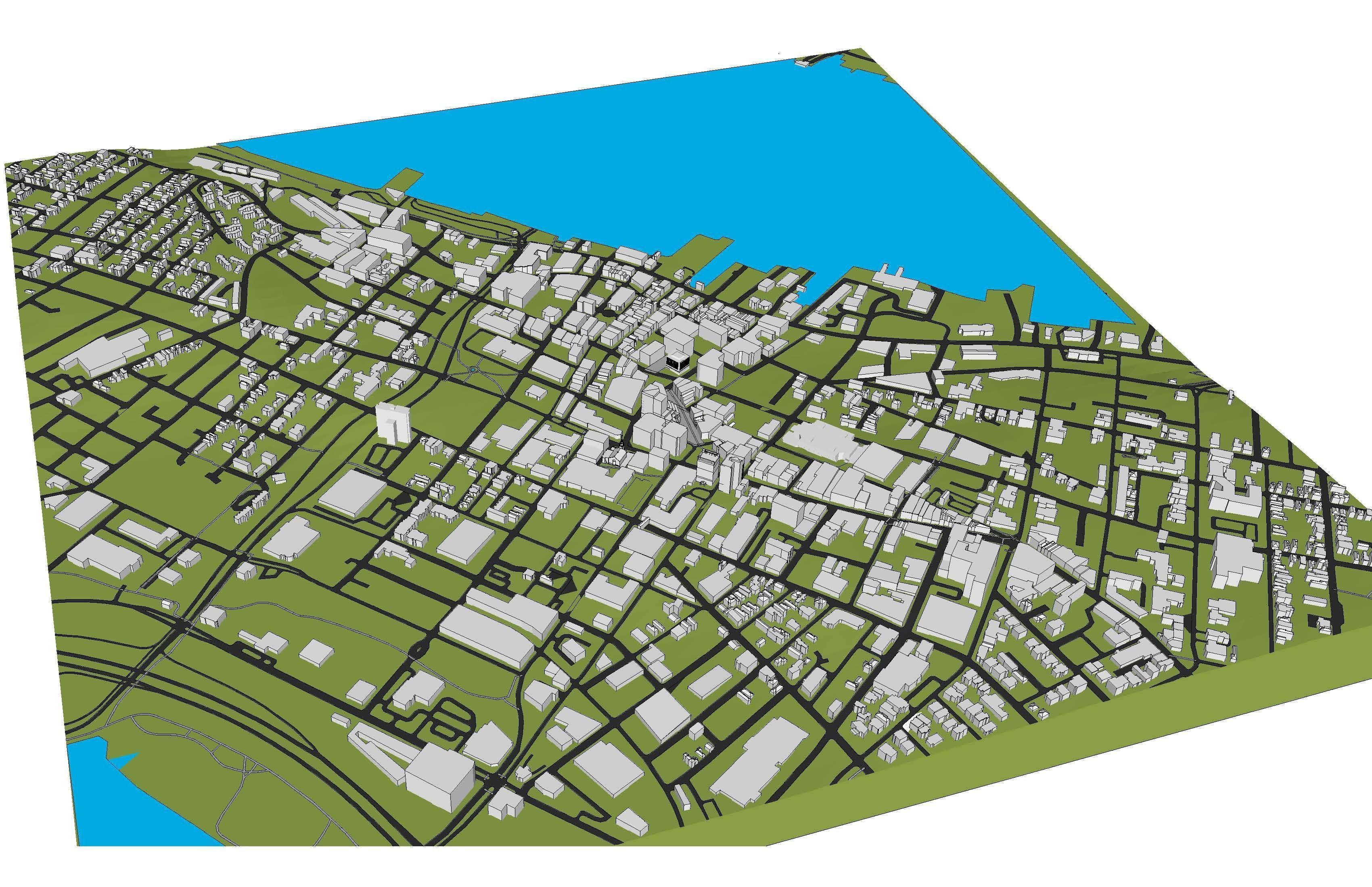 Downtown Portland Maine 3D model | CGTrader