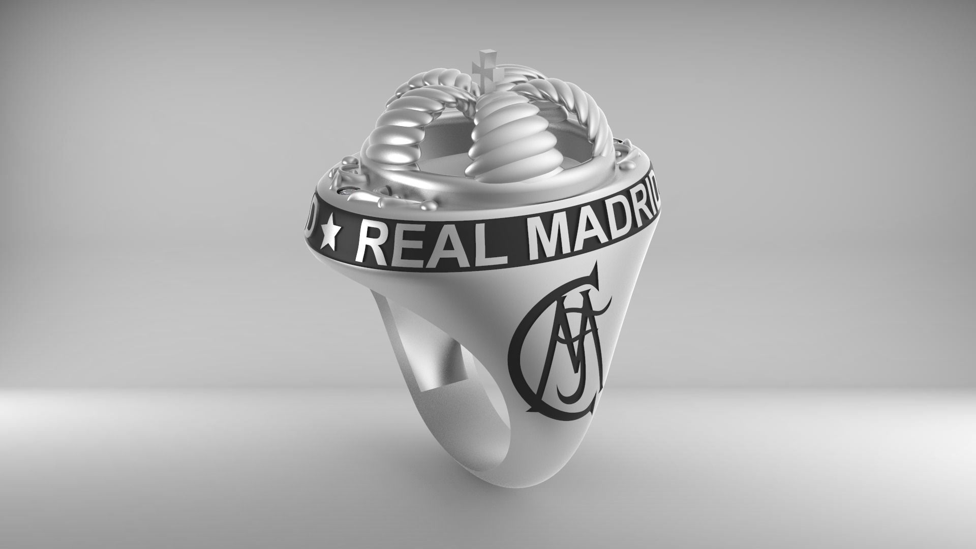 Real Madrid Ring Real Madrid CF Campeon 3D model | CGTrader