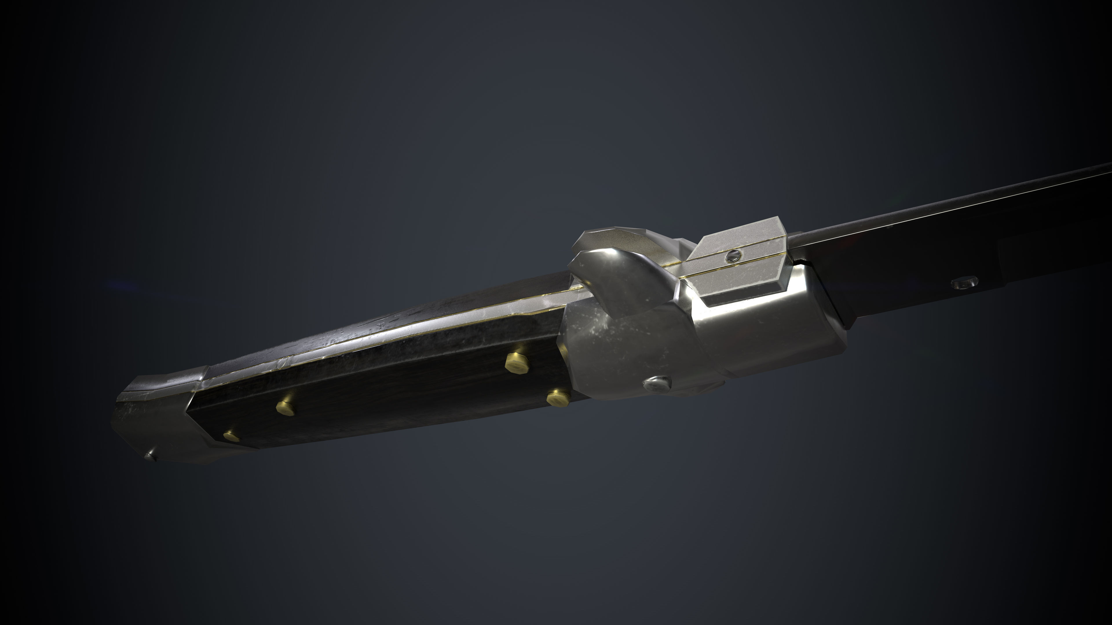 3D model Stiletto Switchblade - PBR Game Ready VR / AR / low-poly ...