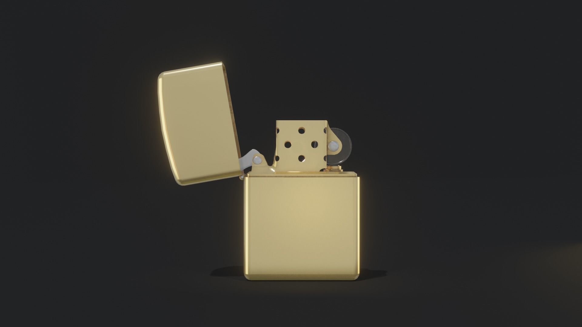 3D model Gold lighter 3D model VR / AR / low-poly | CGTrader