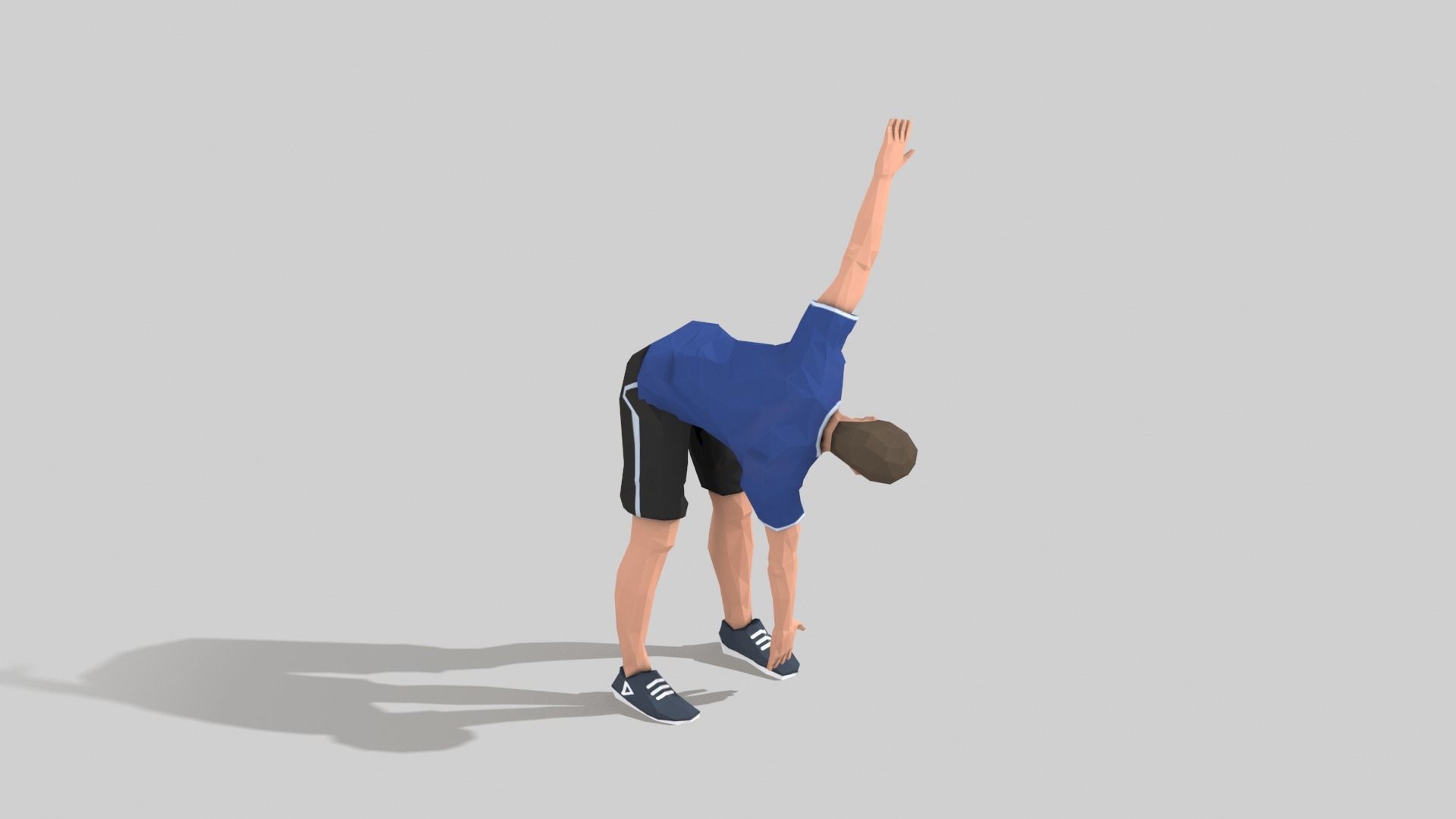 3D model Exercise Animations Small Pack VR / AR / low-poly rigged ...