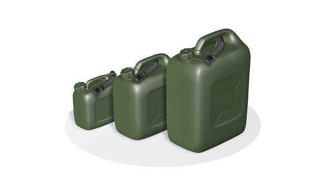 Army canisters 3D model | CGTrader