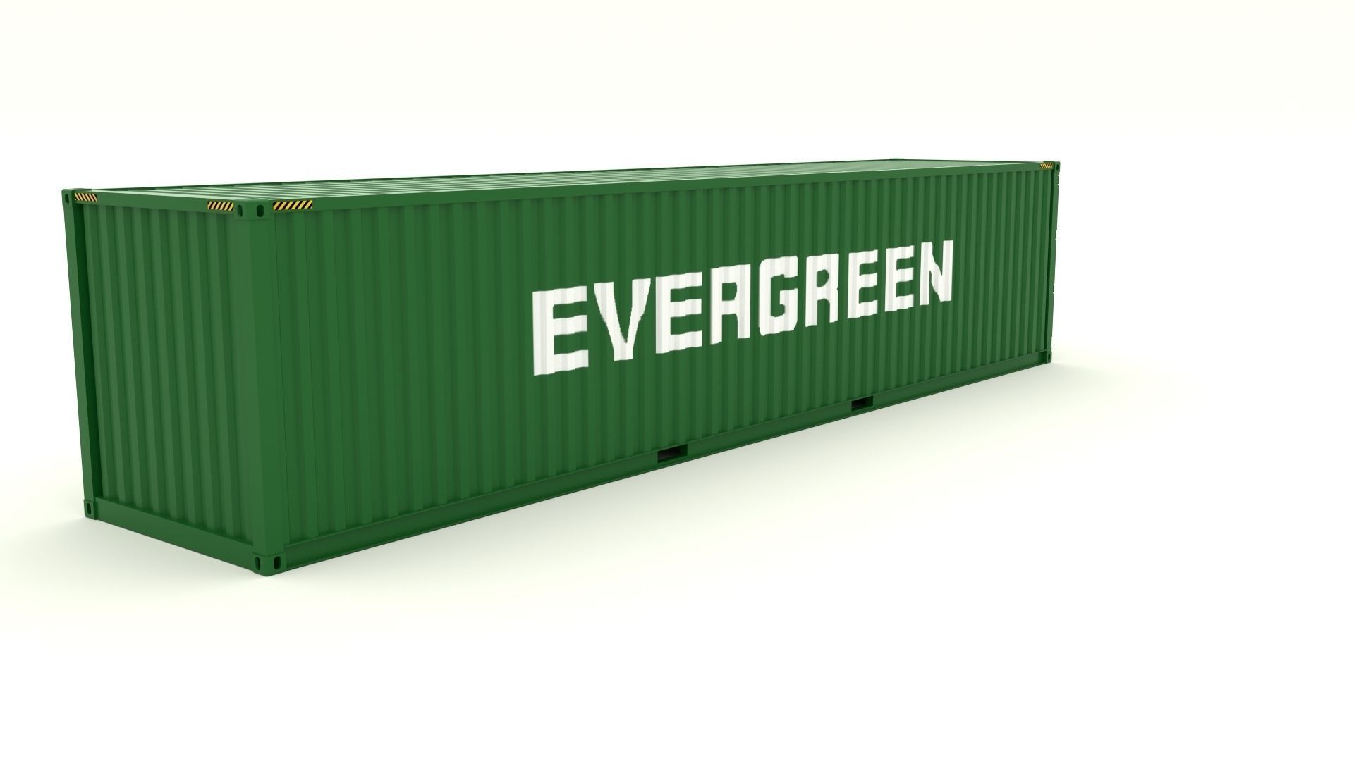 Shipping Container Evergreen 3D Model OBJ FBX STL BLEND DAE - CGTrader.com