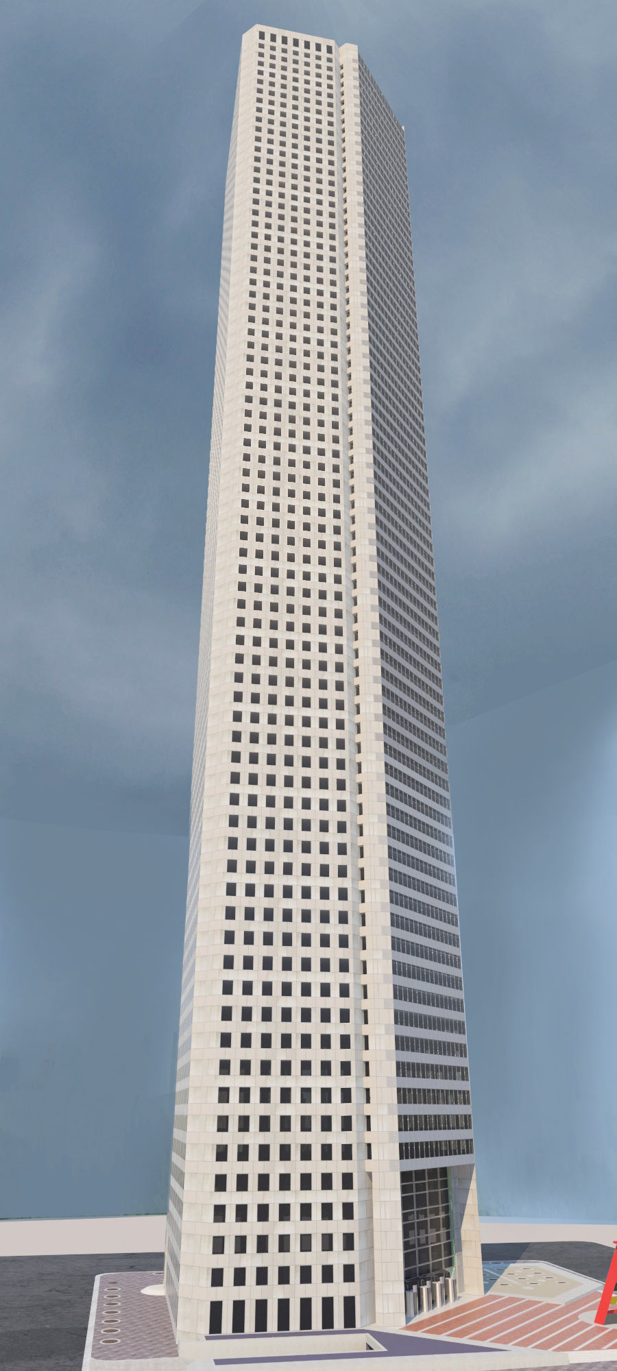 JPMorgan Chase Tower 3D model | CGTrader