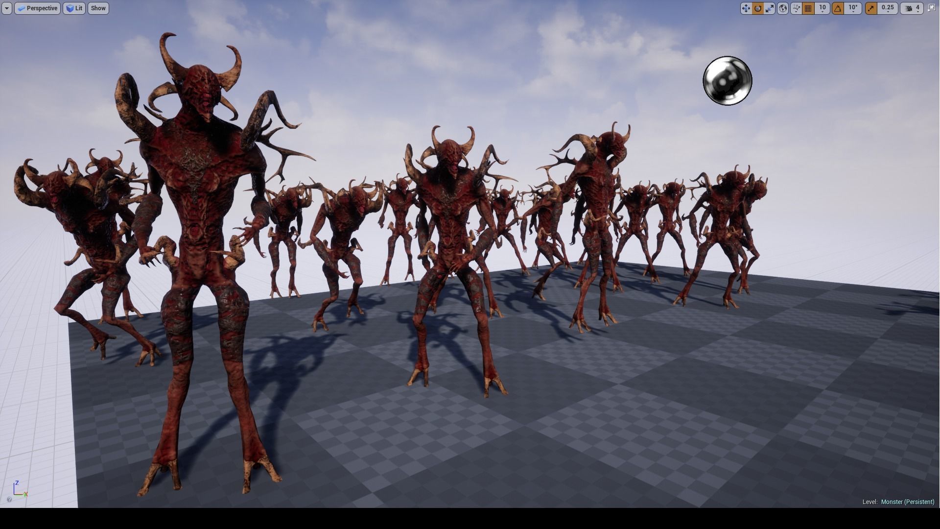 3D model Monster Mutant 1 VR / AR / low-poly rigged animated | CGTrader