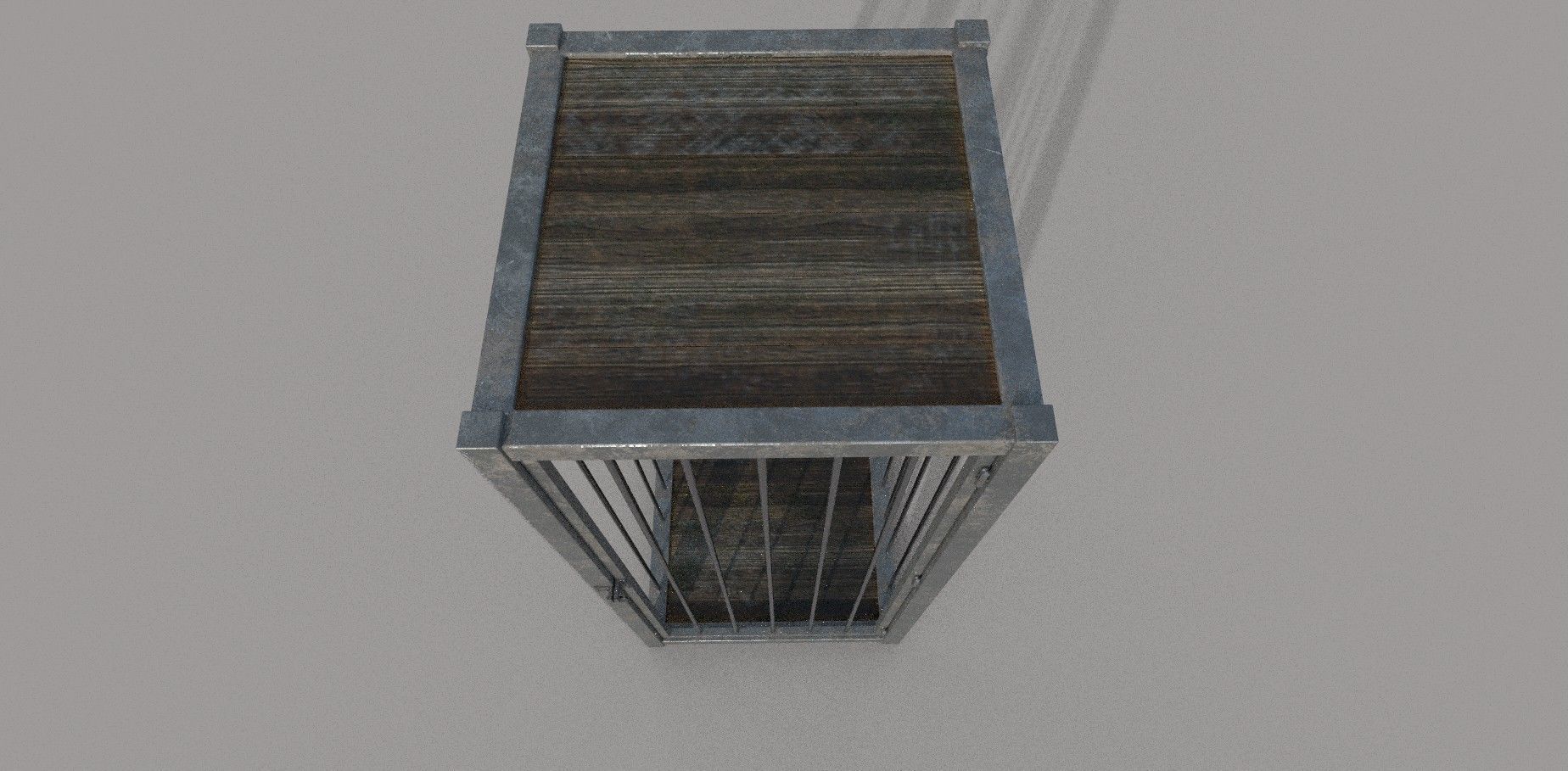 3D model Old metal cage 3D model VR / AR / low-poly | CGTrader
