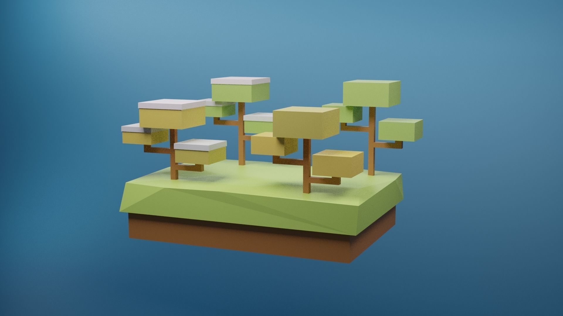 3D model Low poly tree pack 26 in one VR / AR / low-poly | CGTrader