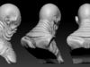 Pale Man Portrait 3D model 3D printable | CGTrader