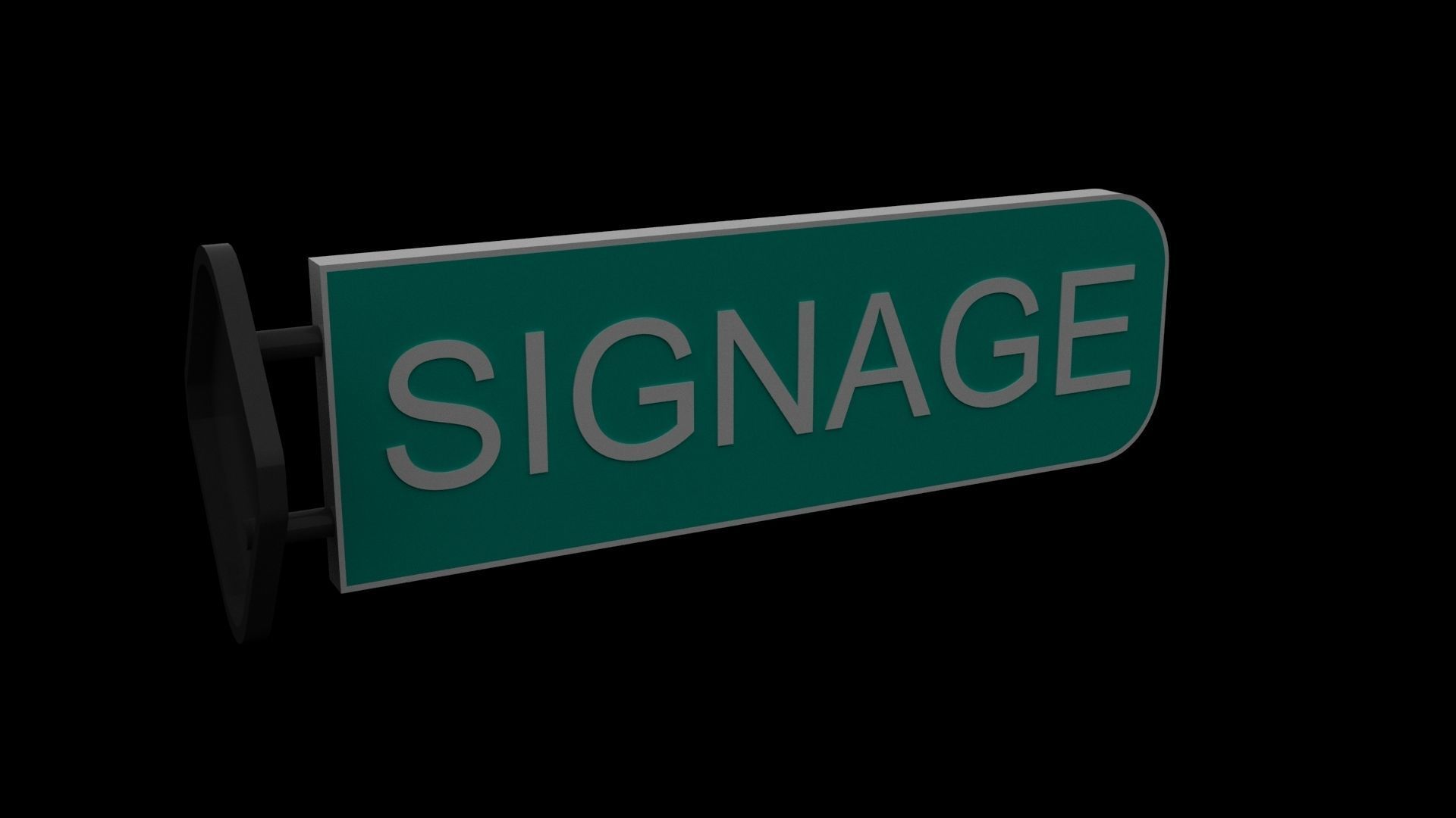 SIGNAGE street sign 3D model | CGTrader