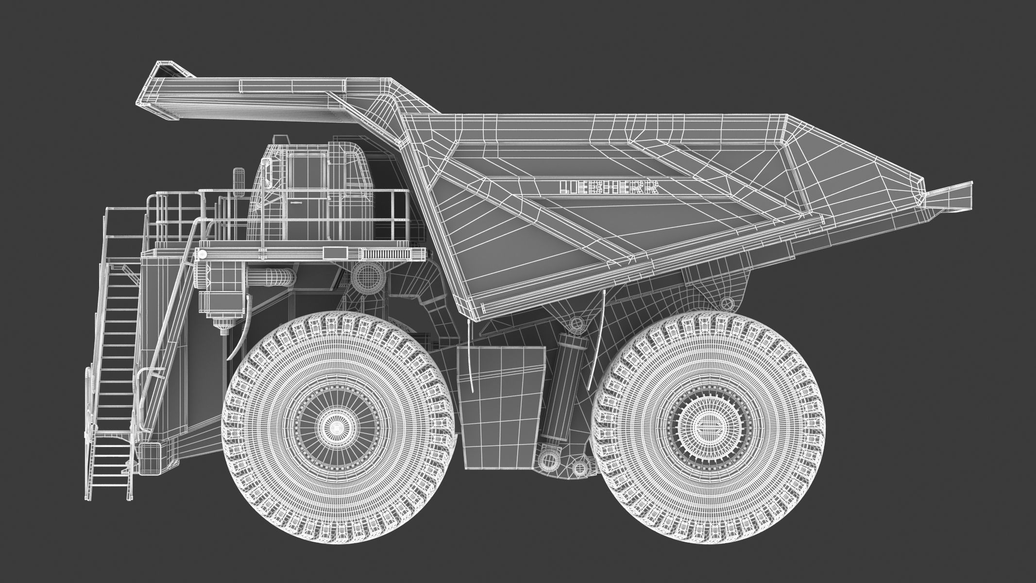 Liebherr T284 Mining Truck T 284 3D model | CGTrader