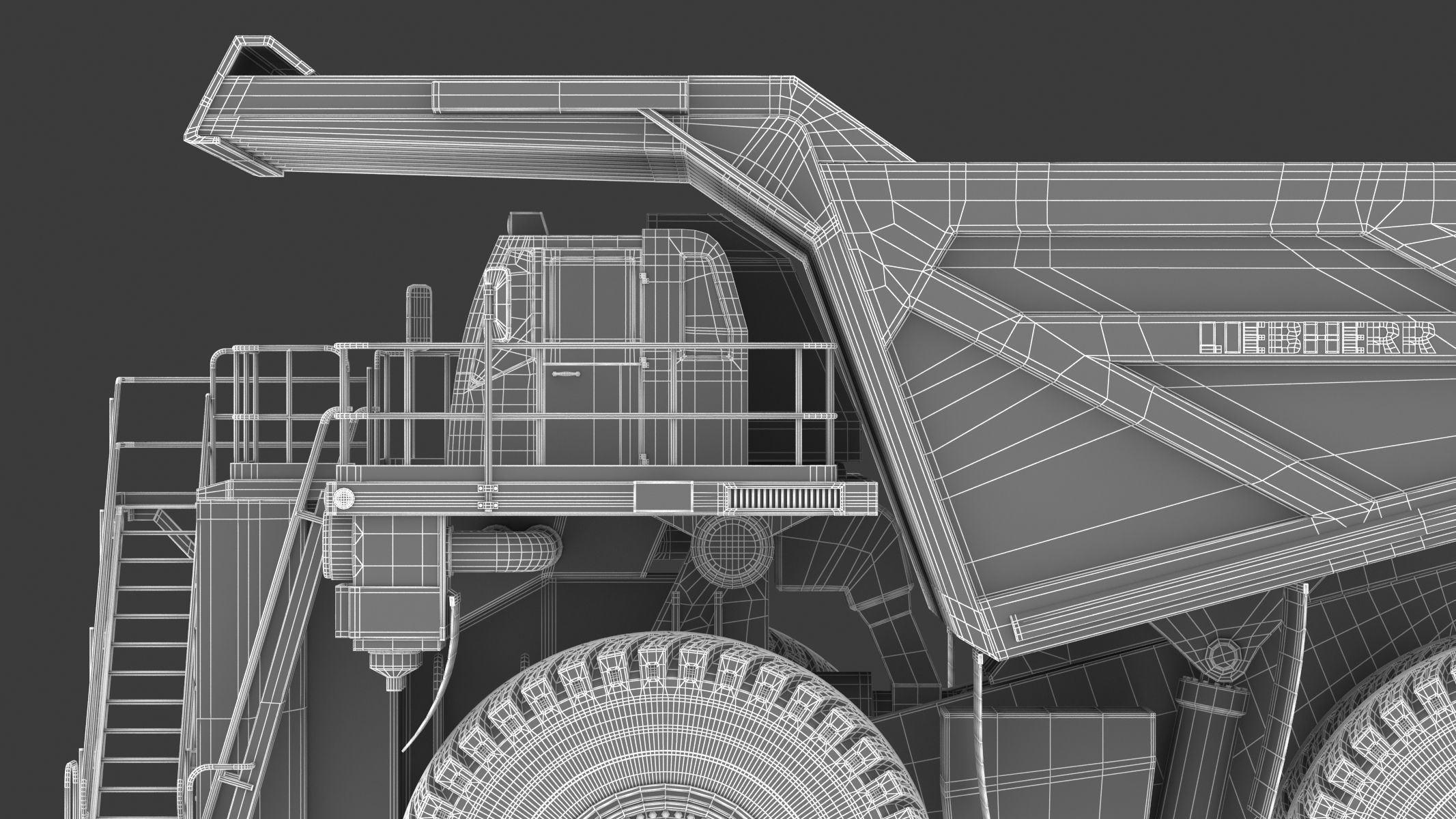 Liebherr T284 Mining Truck T 284 3D model | CGTrader