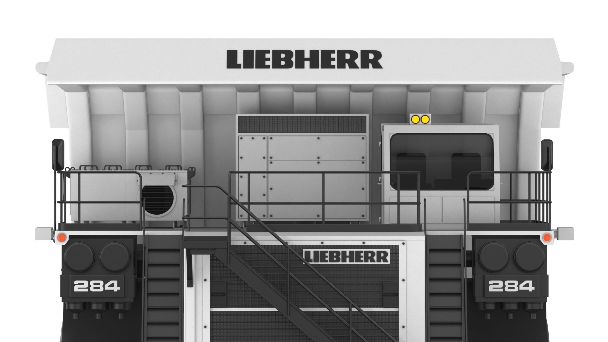 Liebherr T284 Mining Truck T 284 3D model | CGTrader