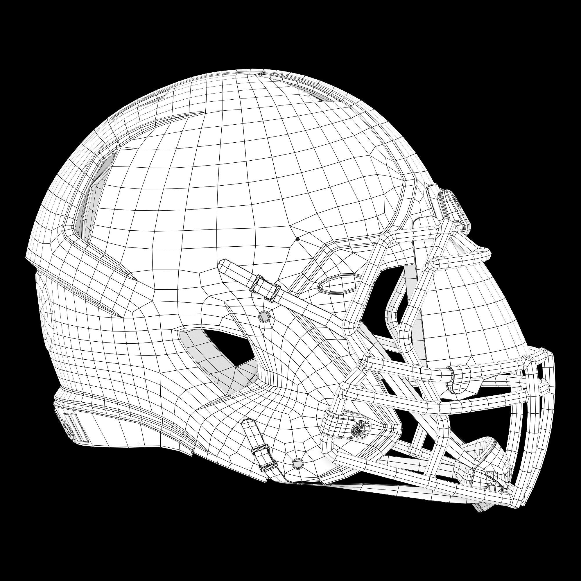 riddell speed icon helmet 3D model | CGTrader