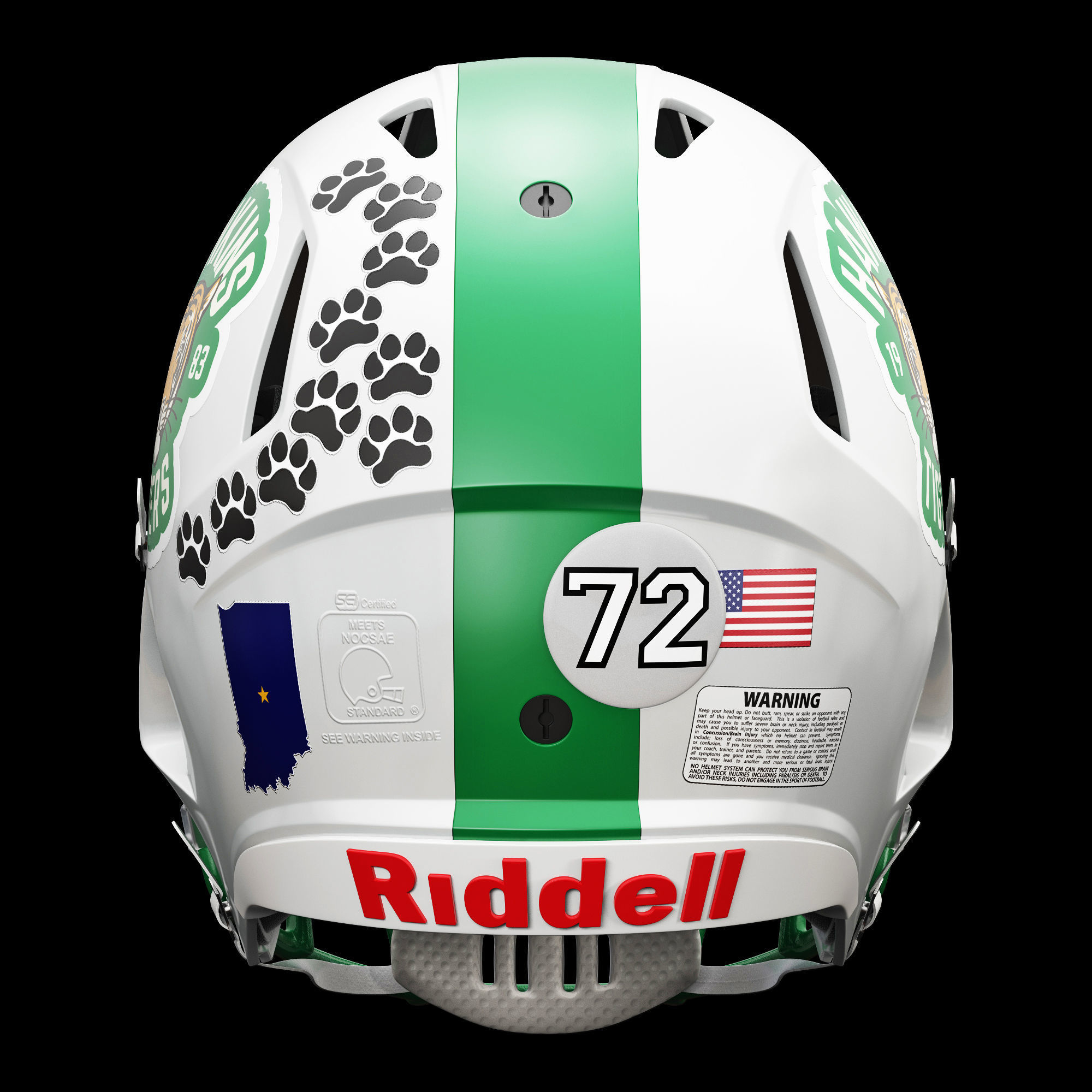 riddell speed icon helmet 3D model | CGTrader
