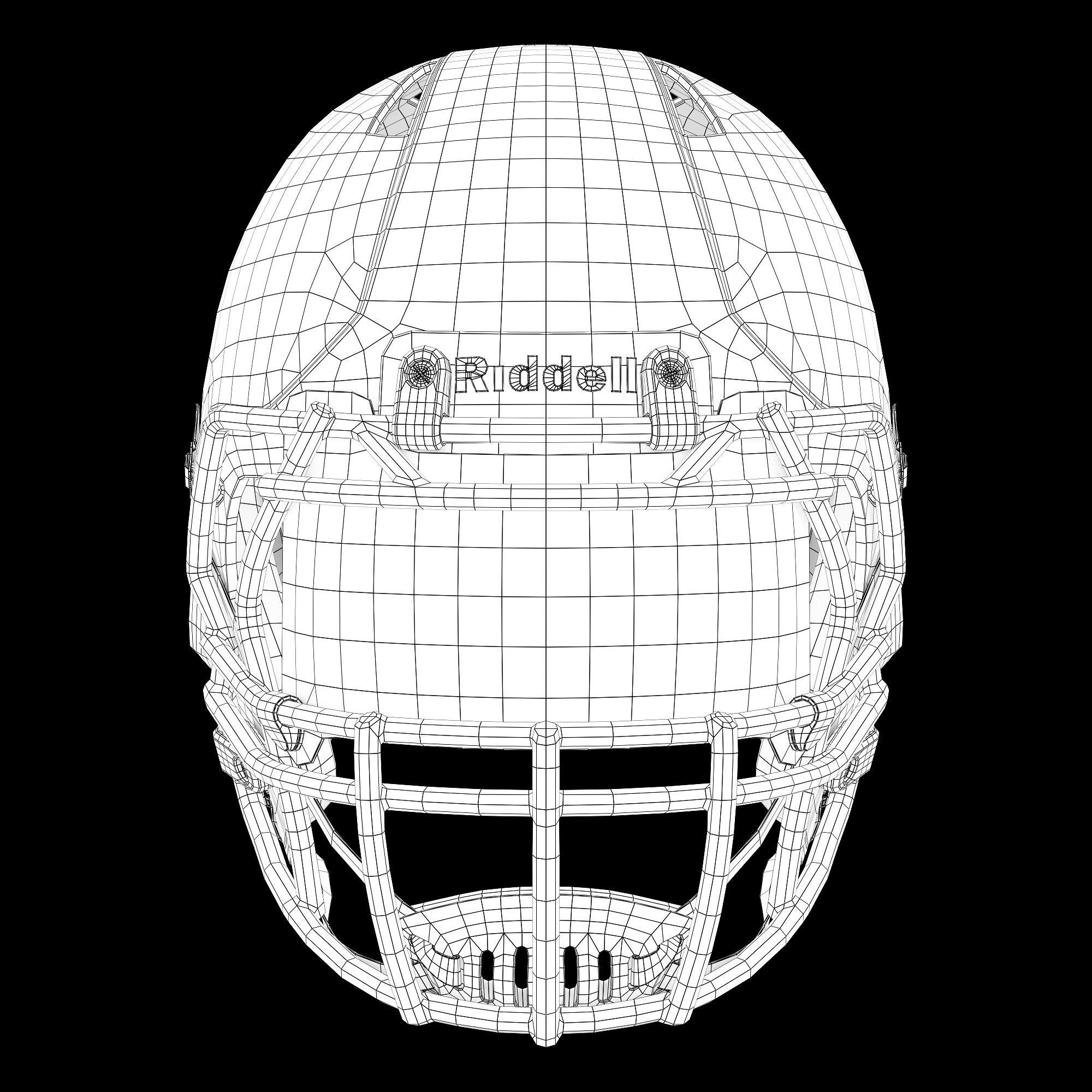 riddell speed icon helmet 3D model | CGTrader