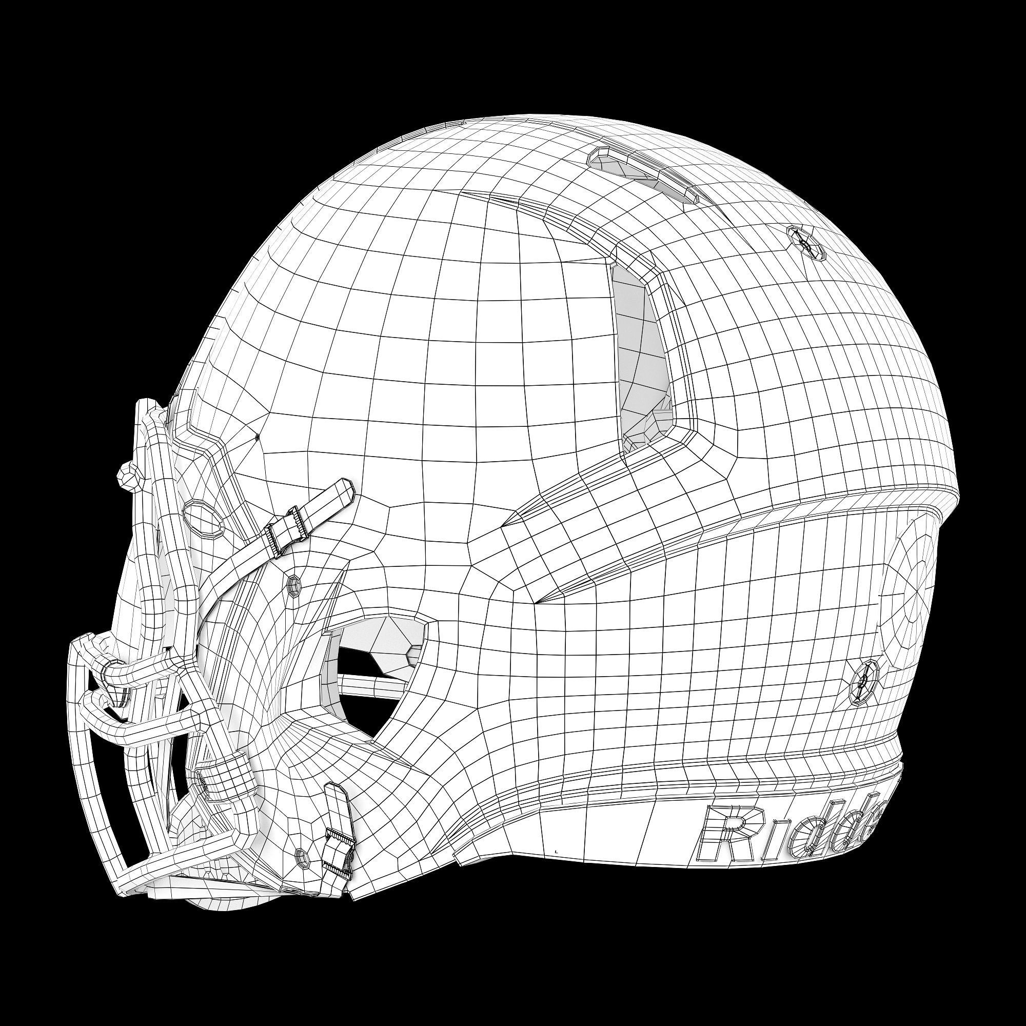 riddell speed icon helmet 3D model | CGTrader